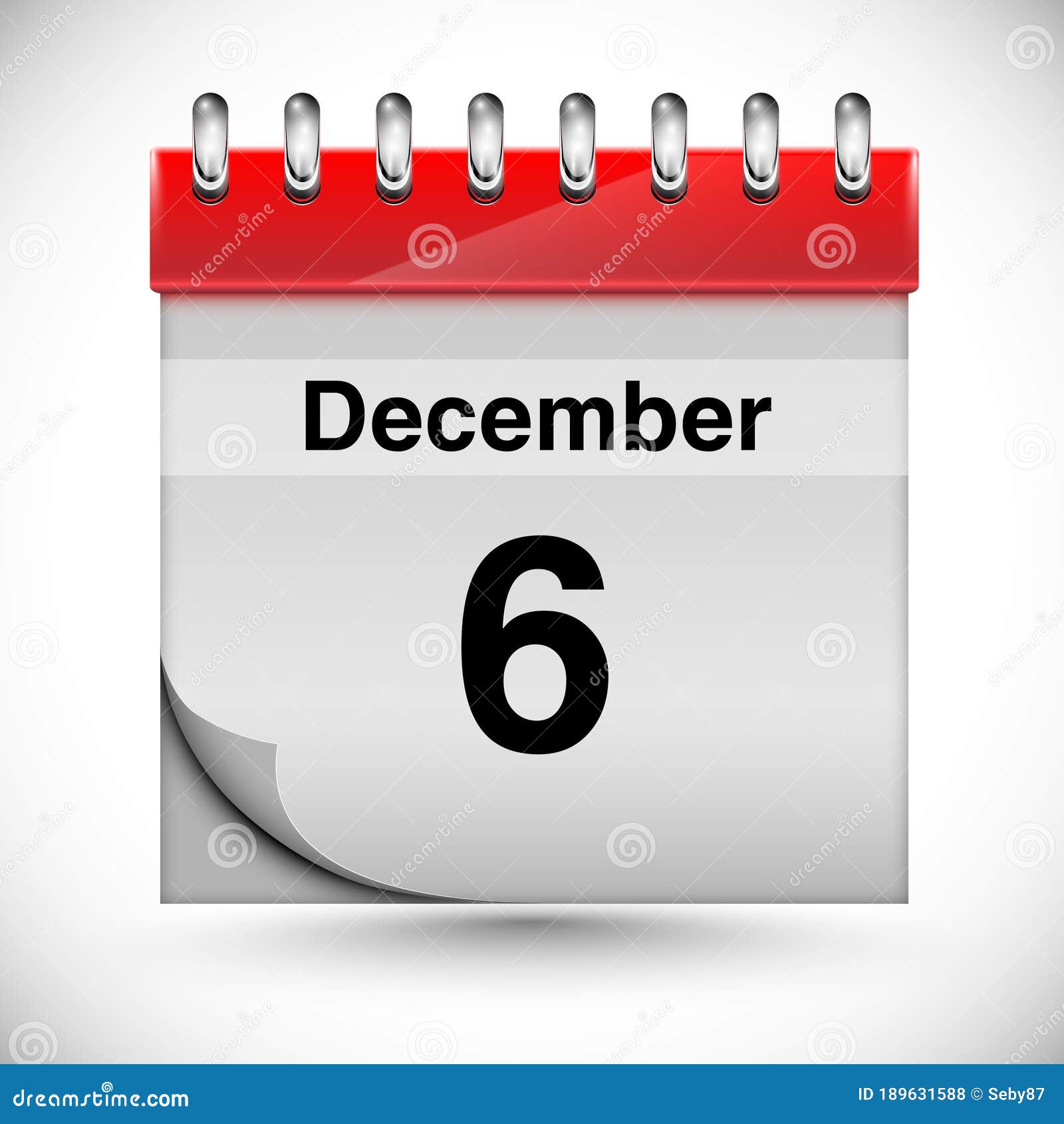 Calendar for December, Vector Stock Vector - Illustration of business ...