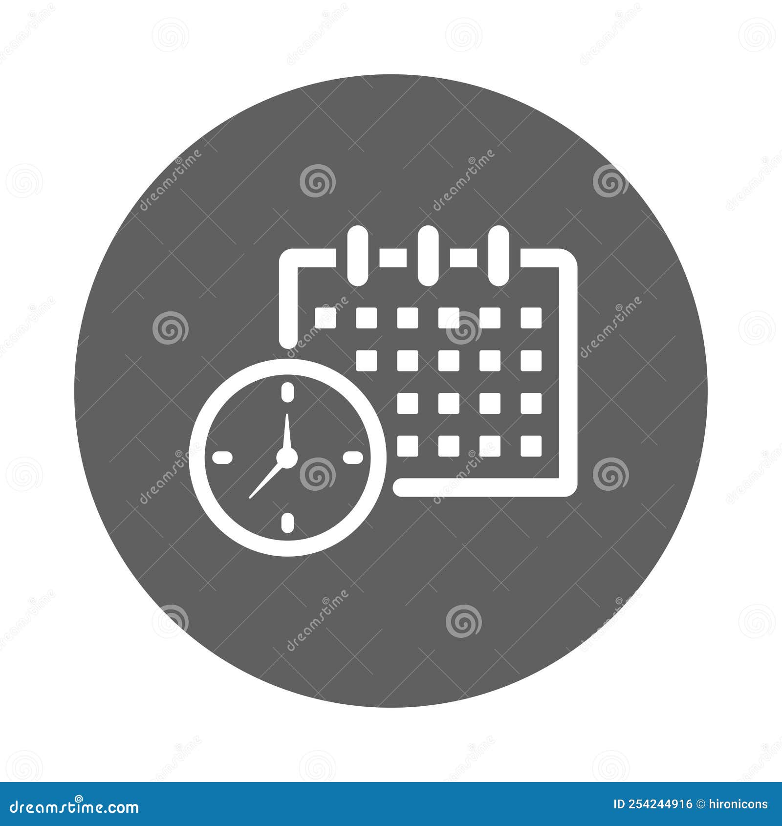 Calendar, Event, Time Icon. Gray Vector Graphics Stock Vector ...