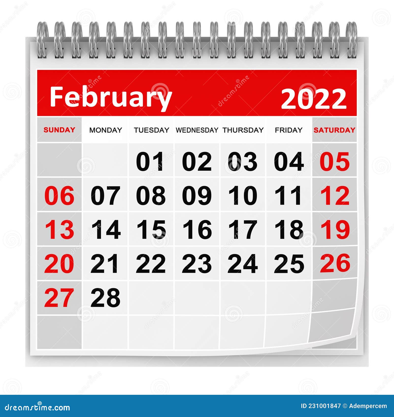 February 2022 Calendar Printable, Calendar 2022, Planner Design, Desk ...