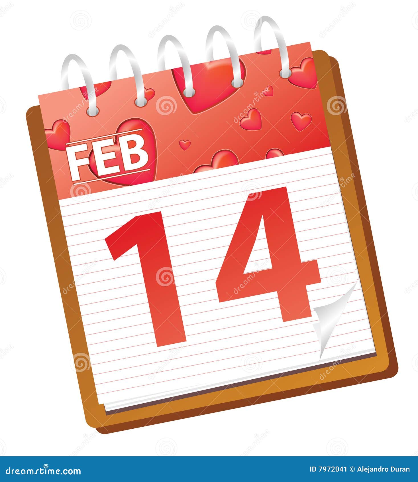 Calendar february red stock vector. Illustration of date - 7972041