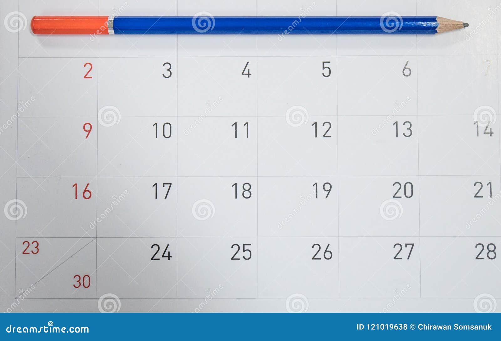 Calendar in Planning Concept. Stock Photo - Image of planning ...