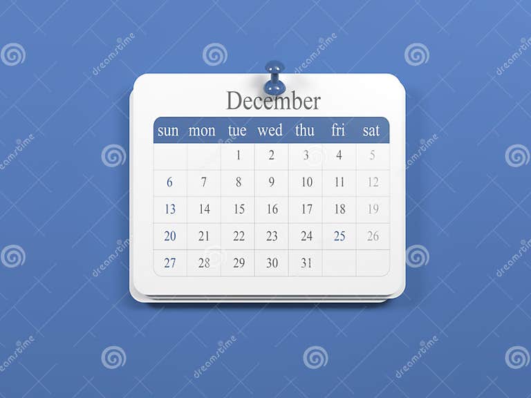 2020 Calendar Horizontal Composition with Copy Space 3rd Render Stock ...