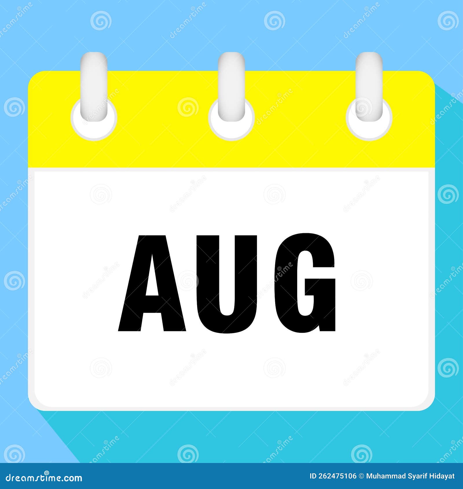 Calendar icon stock illustration. Illustration of august - 262475106