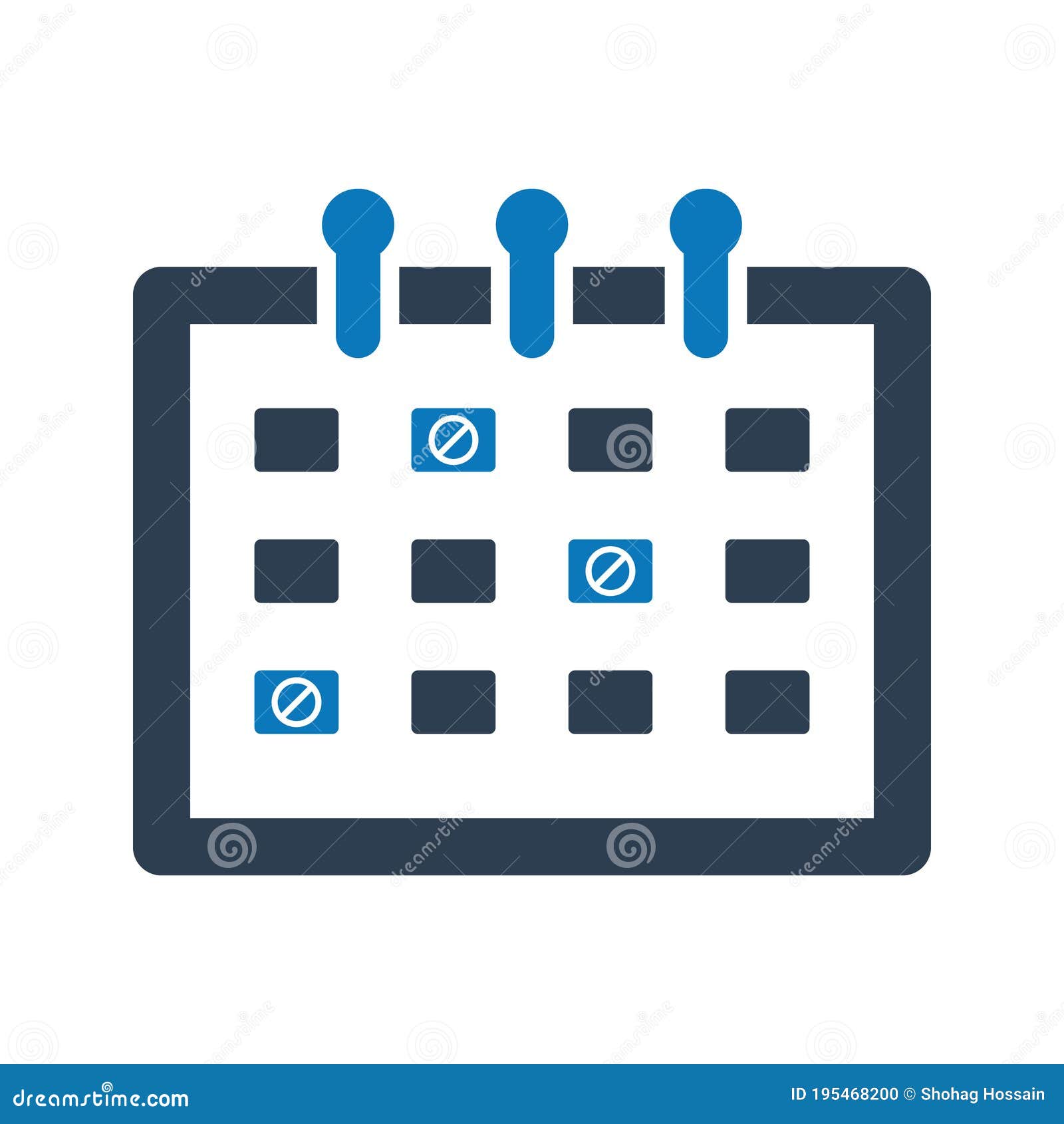 Calendar Icon. Appointment Schedule Icon Stock Vector - Illustration of ...