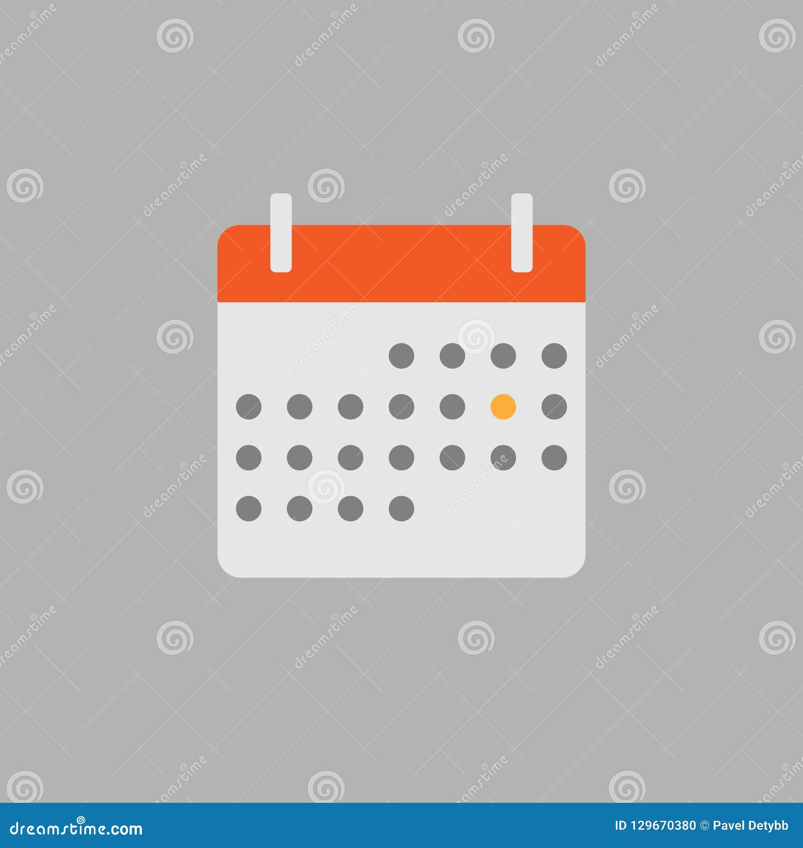 Calendar Icon. Flat Design. Vector Illustration. Flat Style. Icons for ...