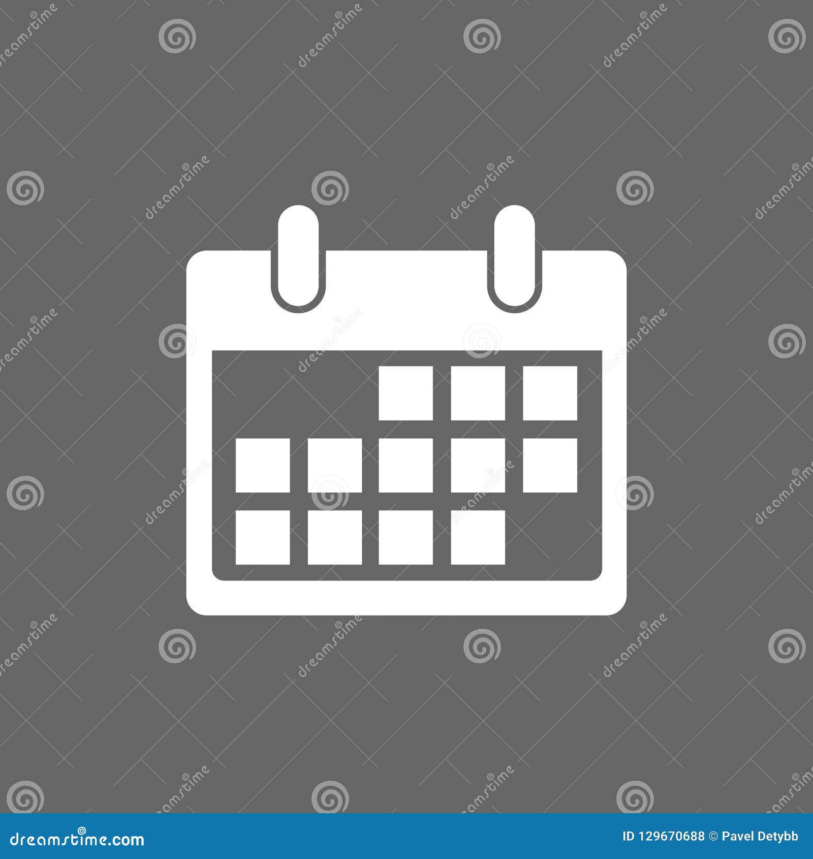 Calendar Icon. Flat Design. Vector Illustration. Flat Style. Icons for ...
