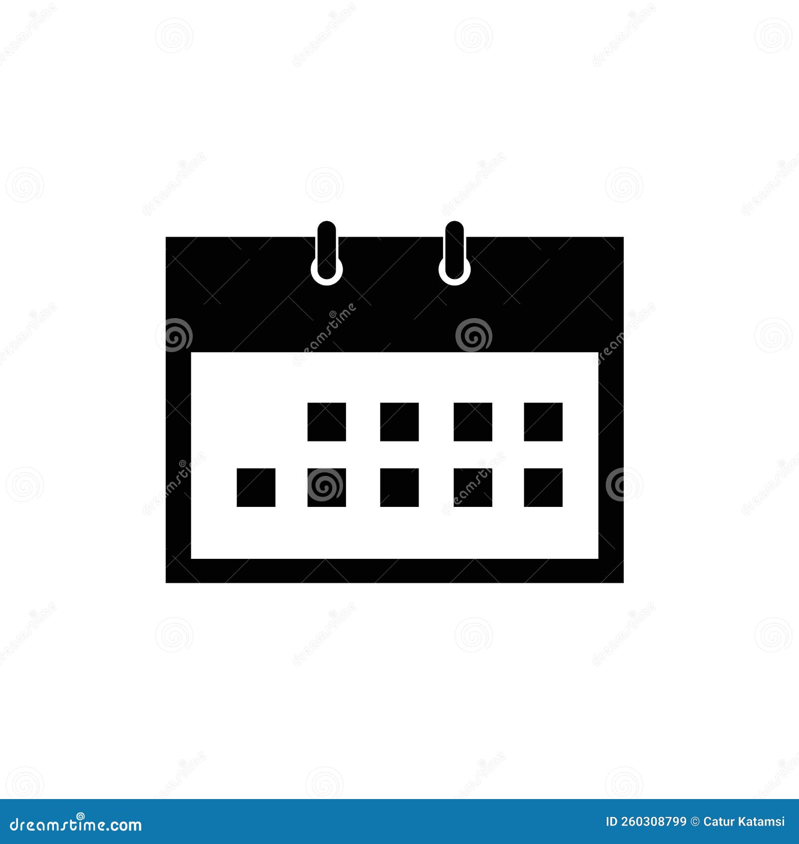 Calendar icon logo vector stock illustration. Illustration of time ...