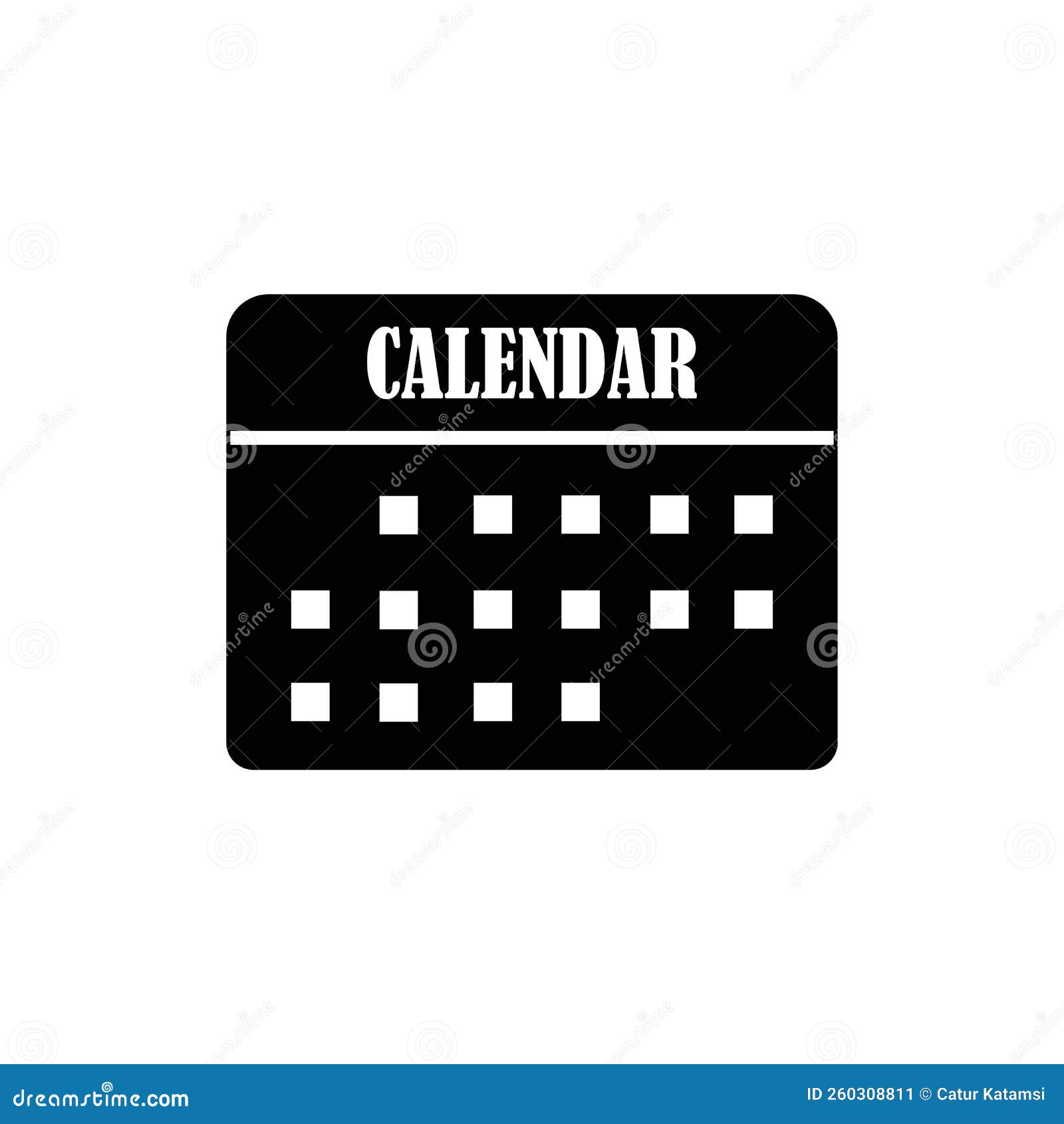 Calendar icon logo vector stock illustration. Illustration of graphic ...
