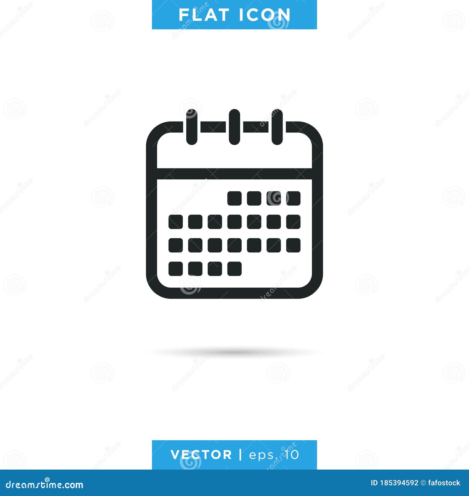 Calendar Icon Logo Vector Design Template. Stock Vector - Illustration ...