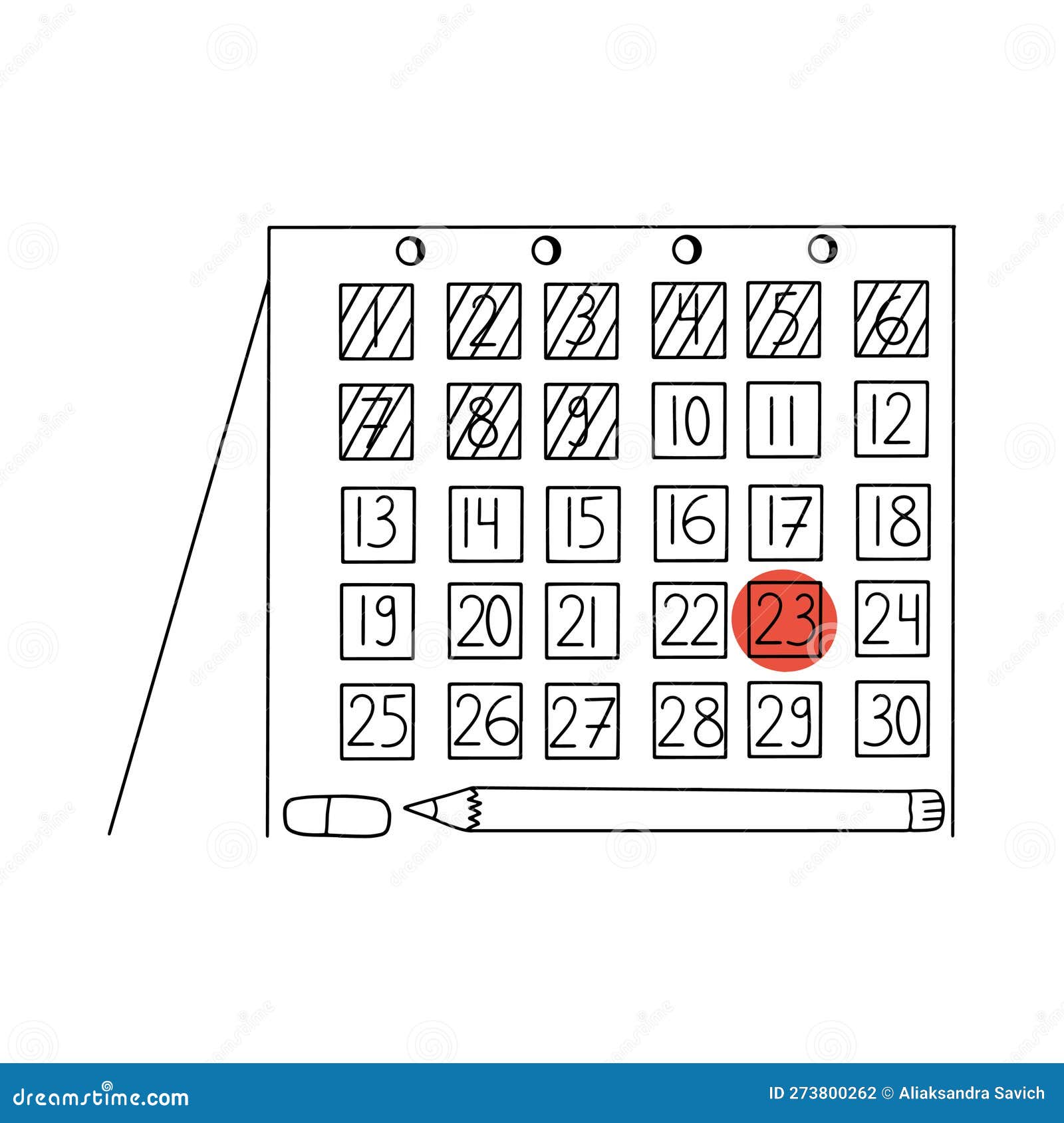 Calendar Icon. Monthly Planning Stock Illustration - Illustration of ...