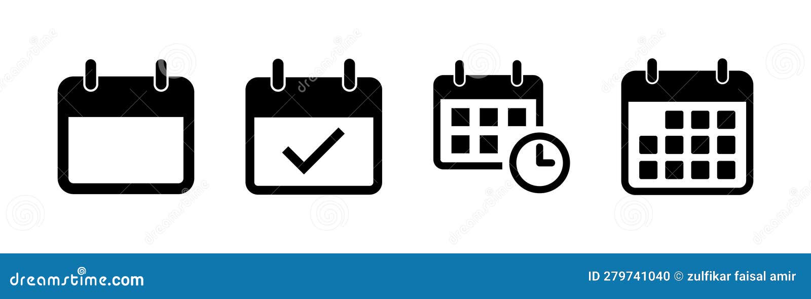 Calendar Icon . Calender Symbol. Calendar Vector Icon Stock Vector ...