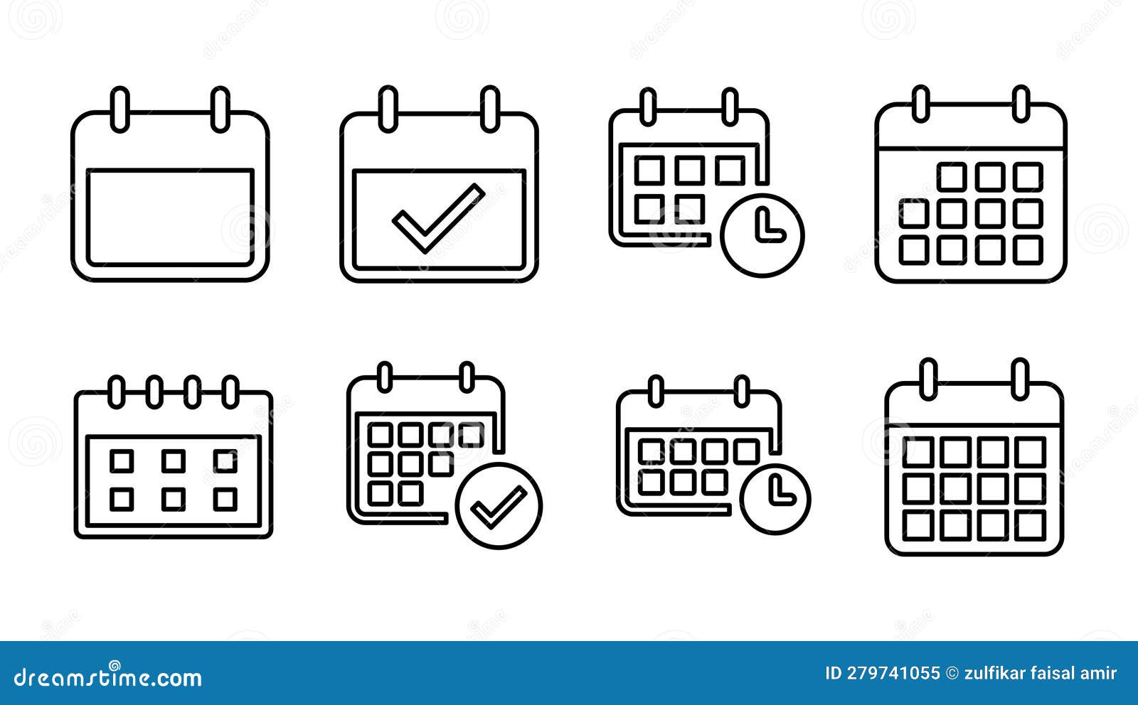 Calendar Icon . Calender Symbol. Calendar Vector Icon Stock Vector ...