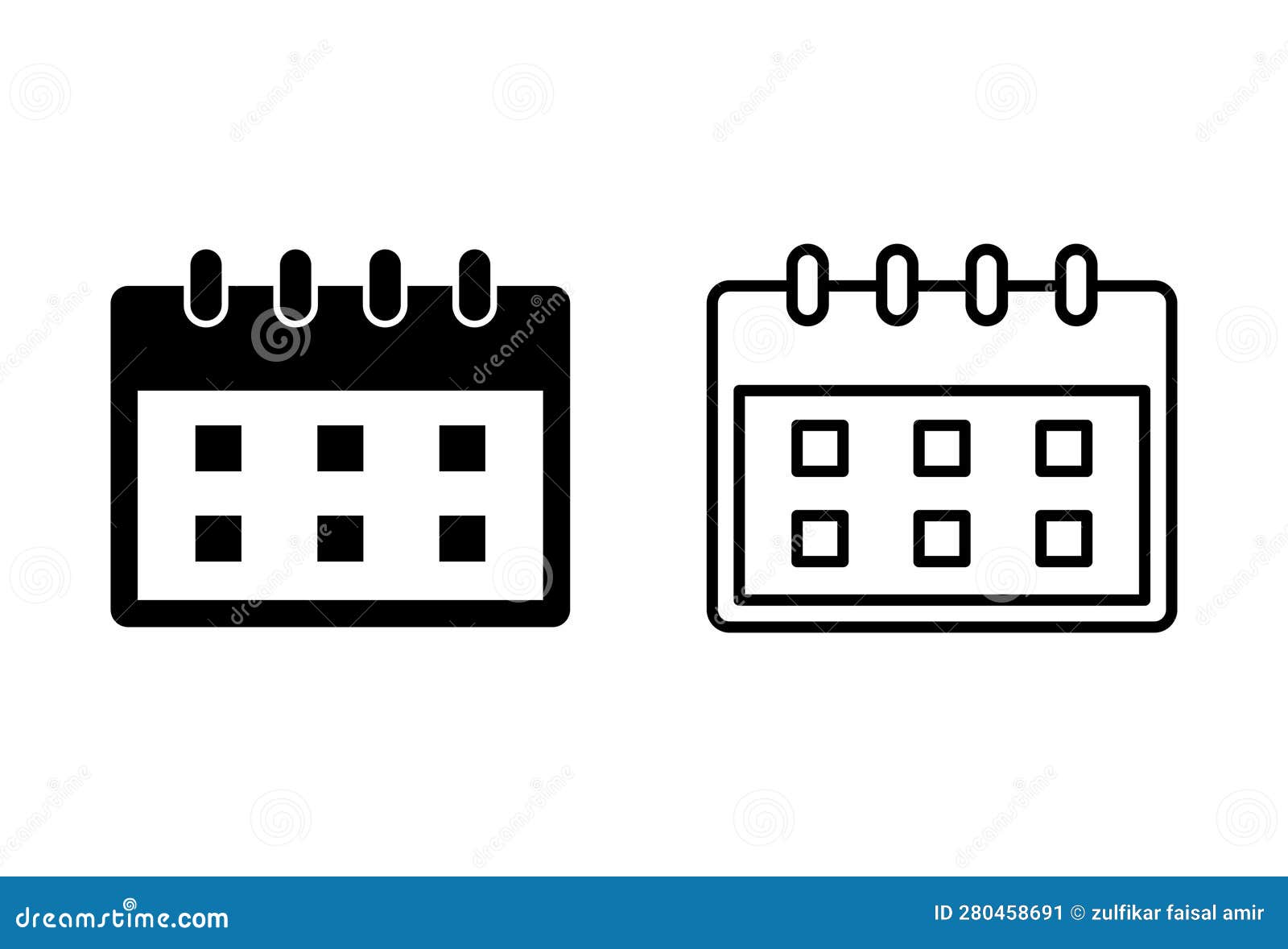 Calendar Icon . Calender Symbol. Calendar Vector Icon Stock Vector ...