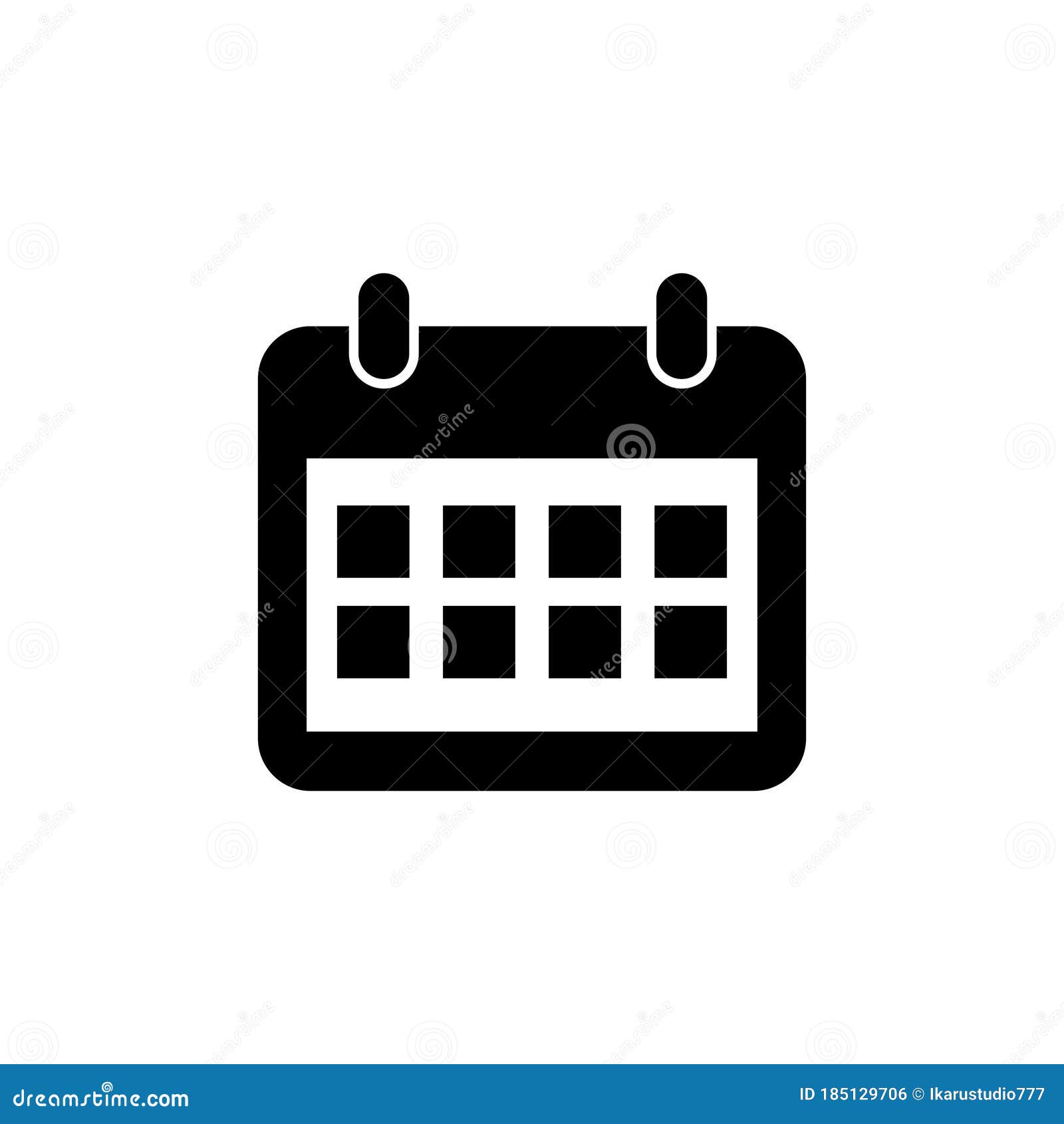 Calendar Icon Vector. Calender Symbol Stock Vector - Illustration of ...