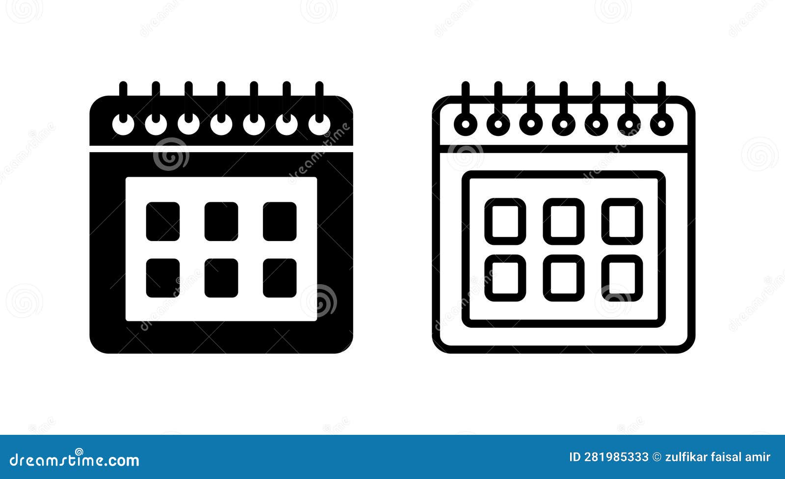Calendar Icon . Calender Symbol Stock Vector - Illustration of design ...