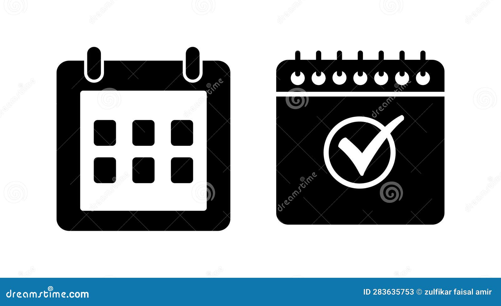Calendar Icon . Calender Symbol Stock Vector - Illustration of symbol ...