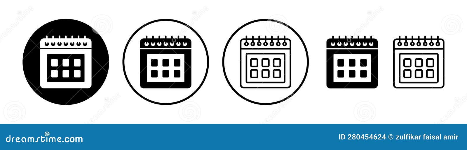 Calendar Icon . Calender Symbol Stock Vector - Illustration of date ...