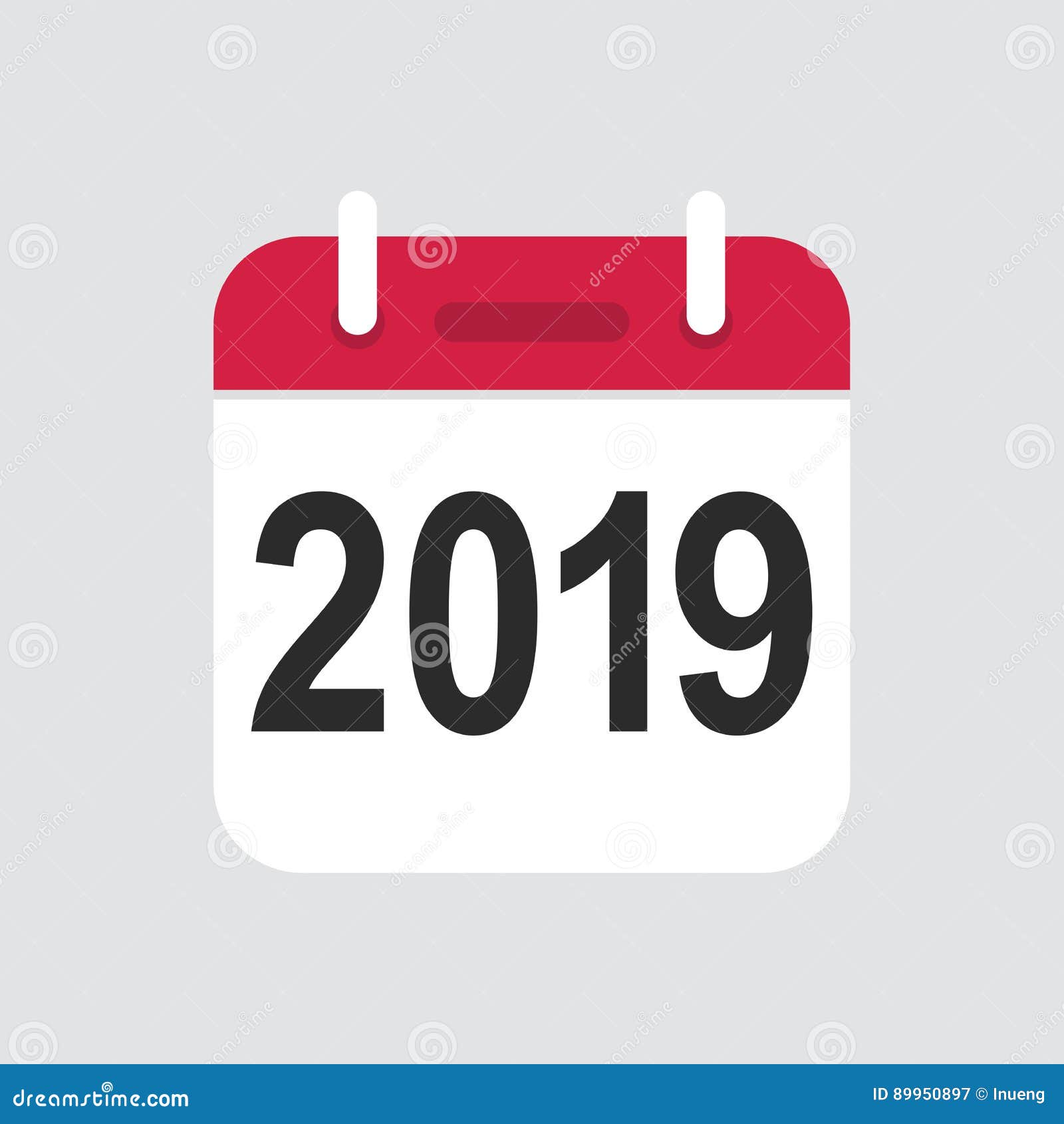 2019 Calendar icon stock vector. Illustration of symbol - 89950897
