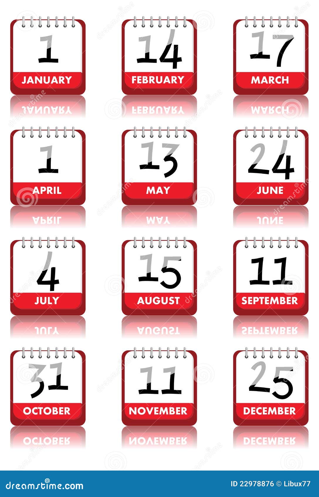 Calendar Icons stock illustration. Illustration of halloween - 22978876