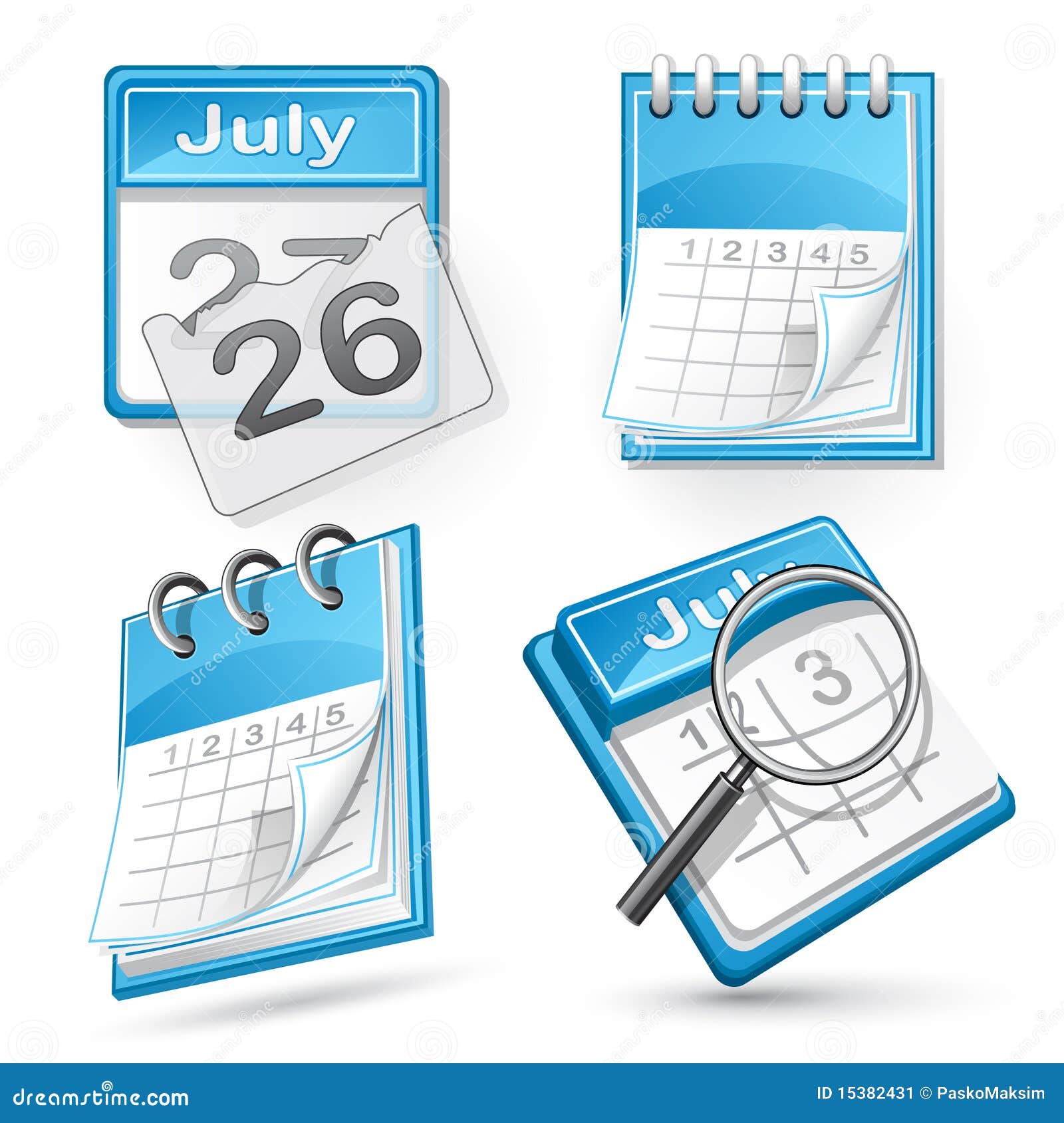 Calendar illustration stock vector. Illustration of design - 15382431