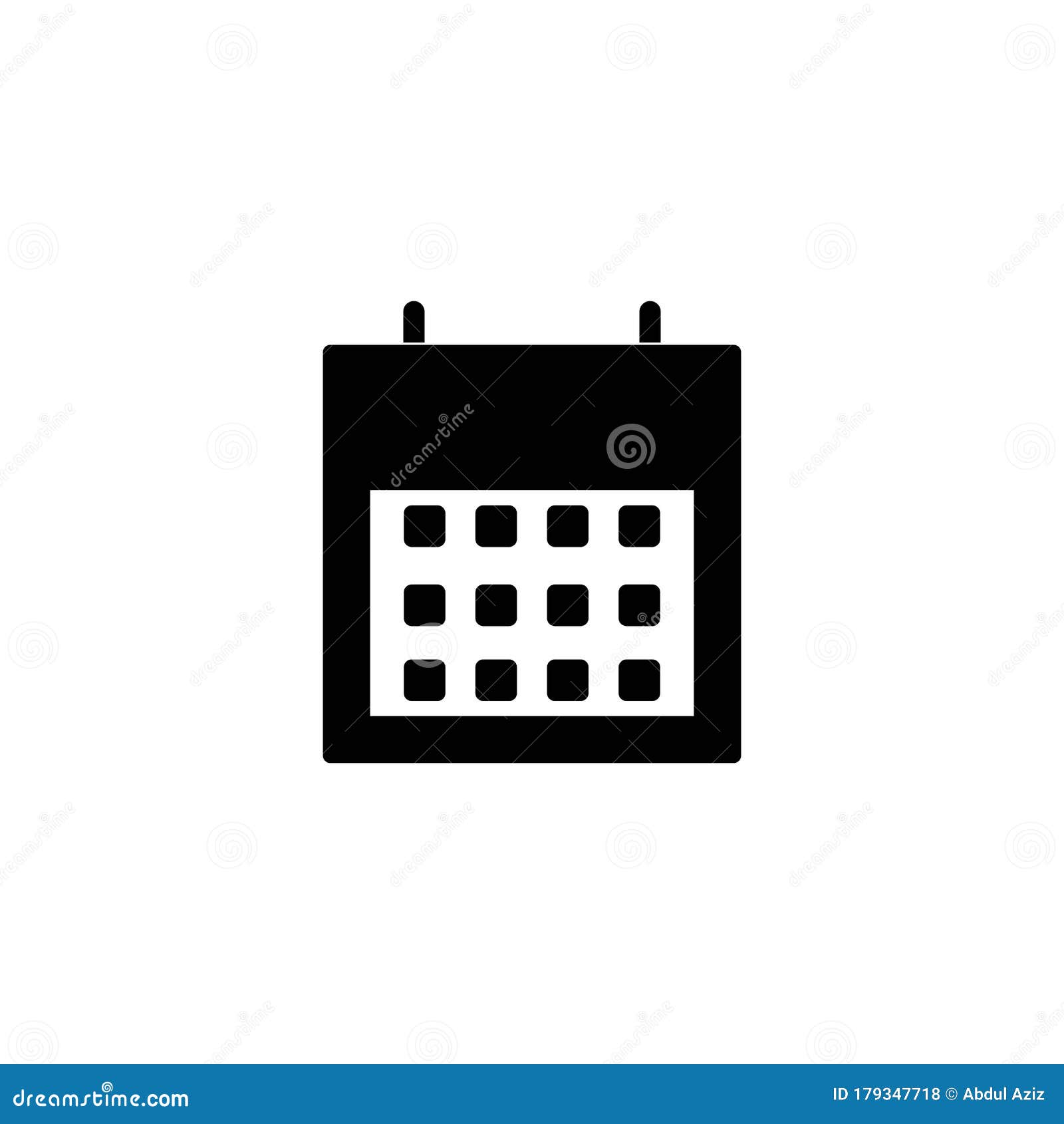 Calendar Illustration Logo Vector Stock Vector - Illustration of month ...