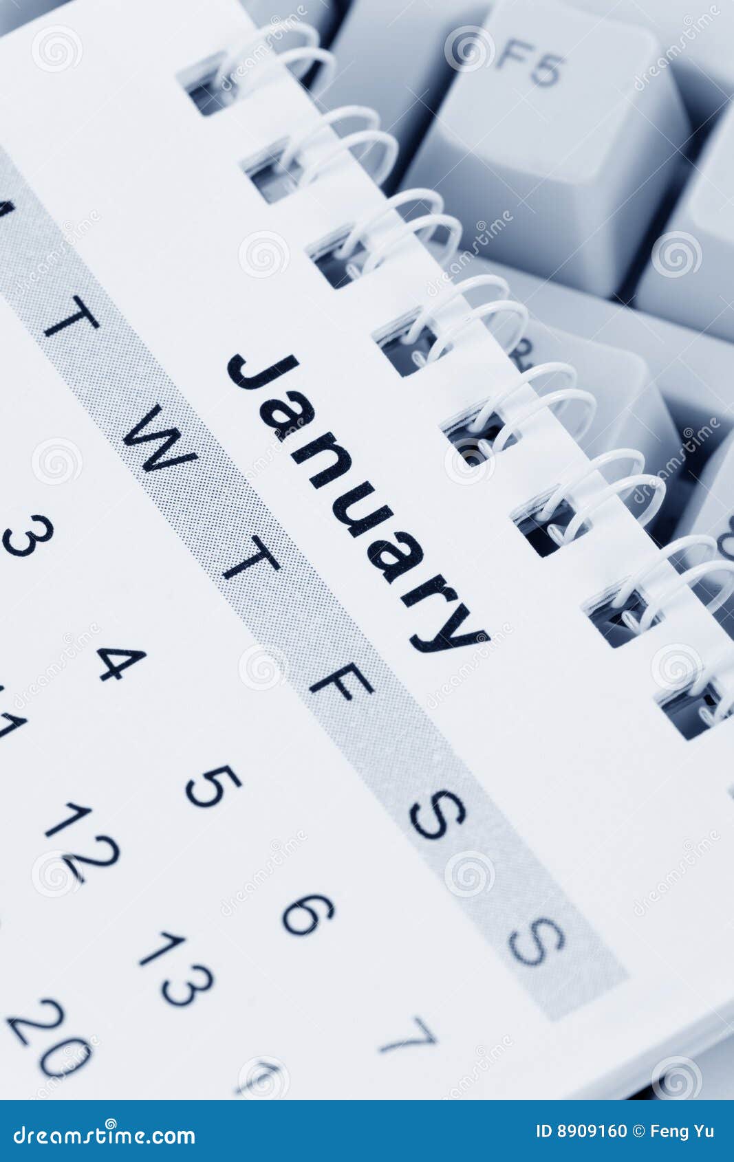 Calendar and Keyboard stock photo. Image of year, keyboard - 8909160