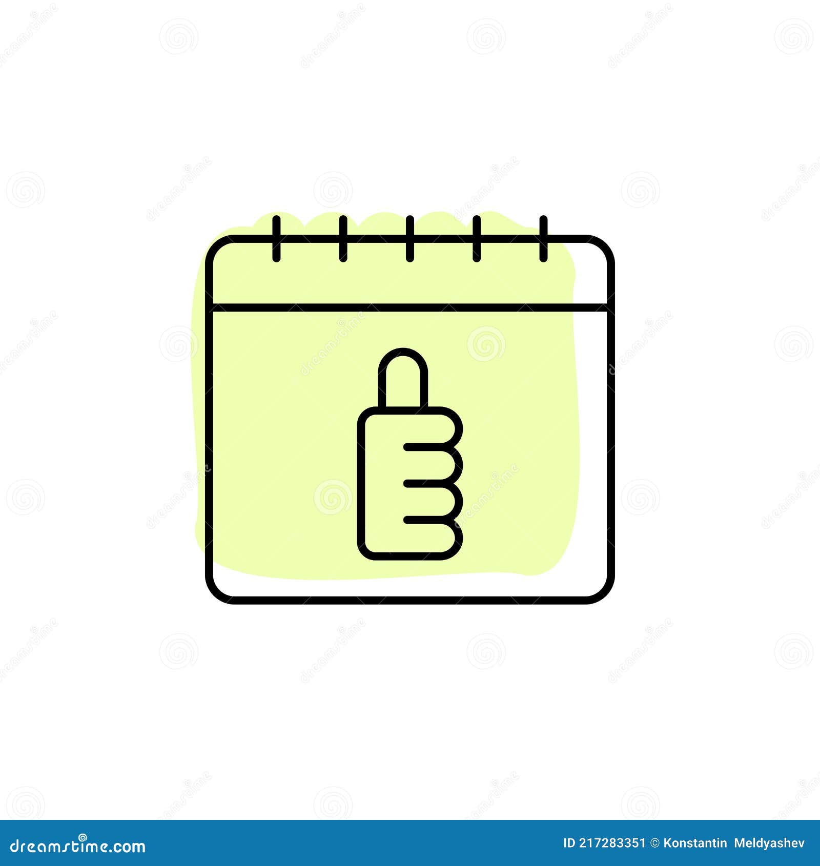 Calendar, Like with Color Shadow Vector Icon in Calendar Set Stock ...