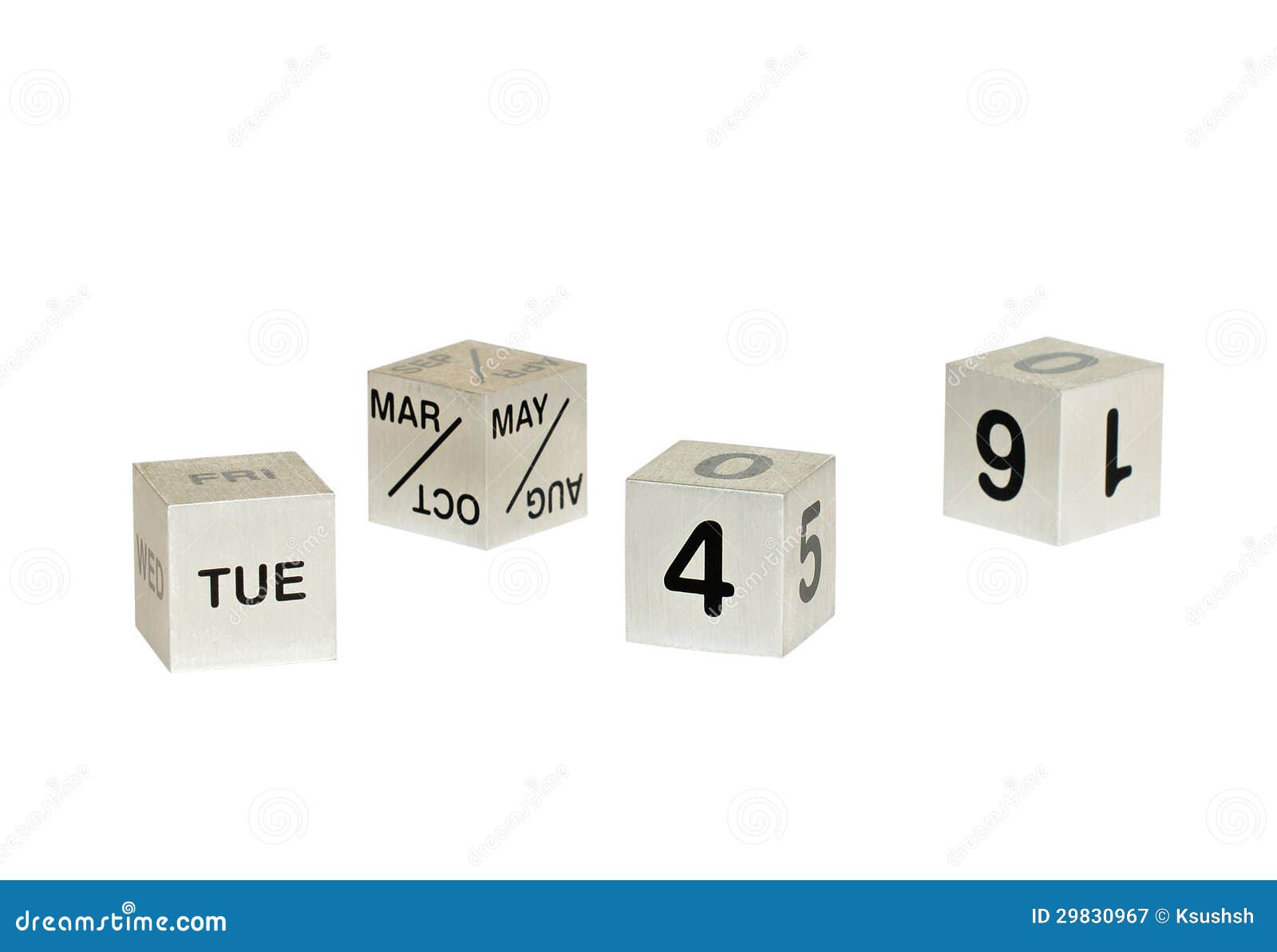 Cube calendar stock image. Image of change, peculiar - 29830967