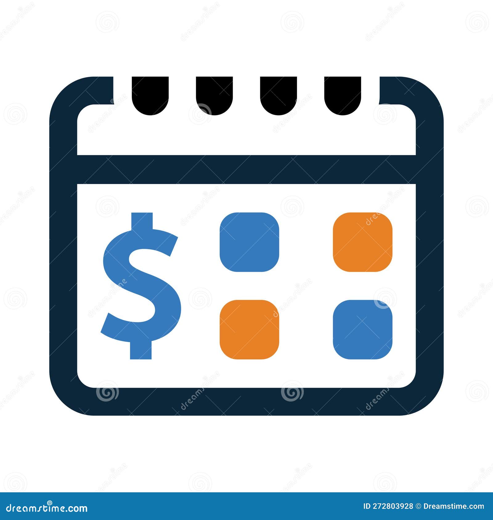 Calendar, Money, Dollar, Money on Date Icon Stock Vector - Illustration ...