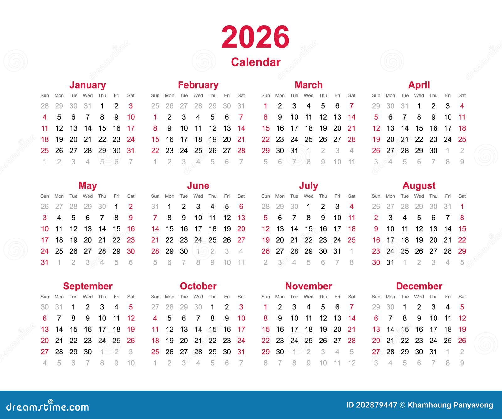 Calendar 2026 Template Vector, Desk Calendar Design, Wall Calendar ... Calendar 2026 Template Vector, Desk Calendar Design, Wall Calendar ...