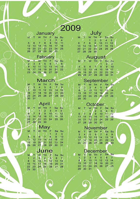 Calendar for the next Year stock vector. Illustration of time - 5875602