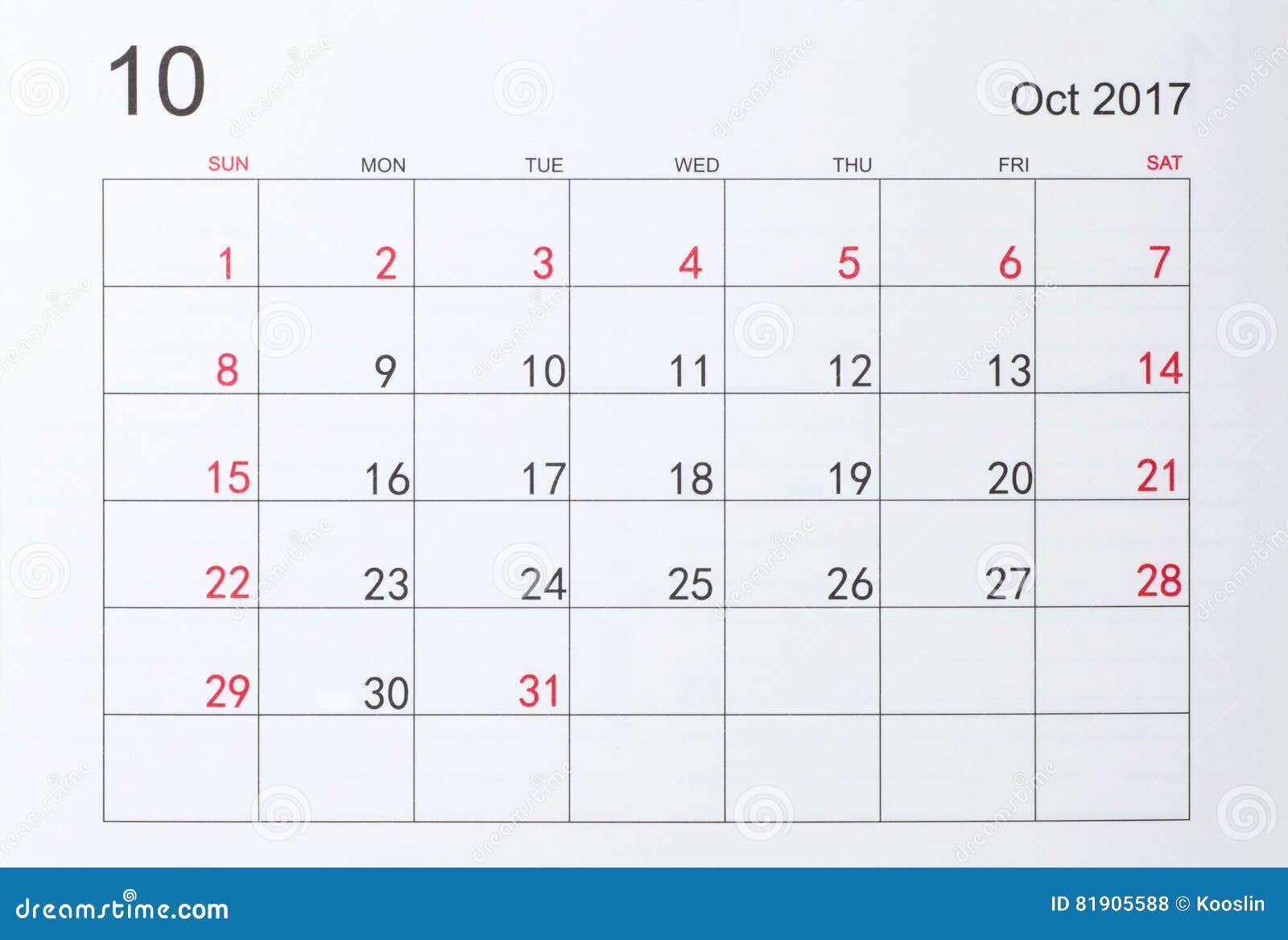 Calendar stock photo. Image of weekly, season, planner - 81905588