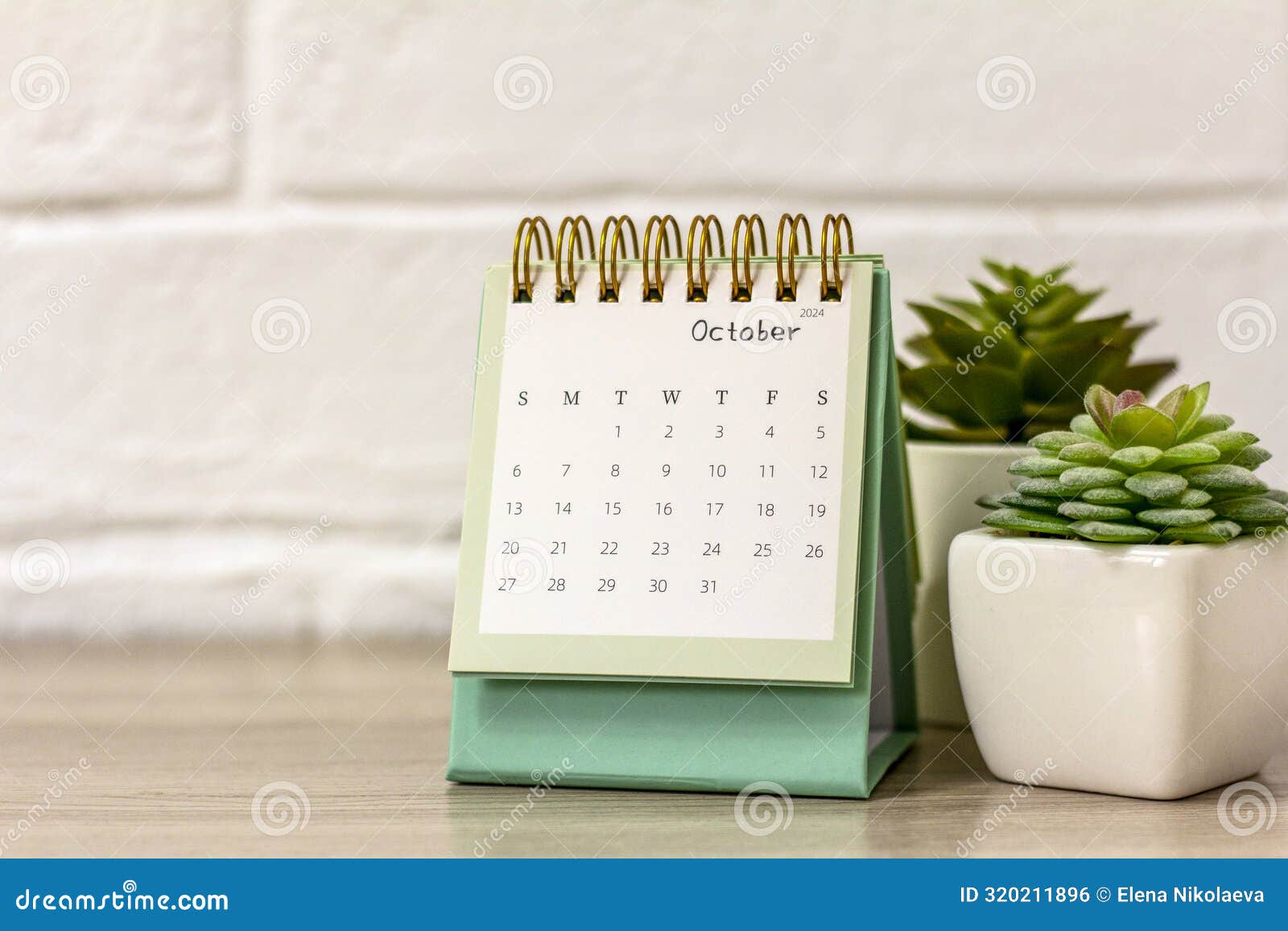 Calendar for October 2024. Desk Calendar for Planning and Keeping Track ...