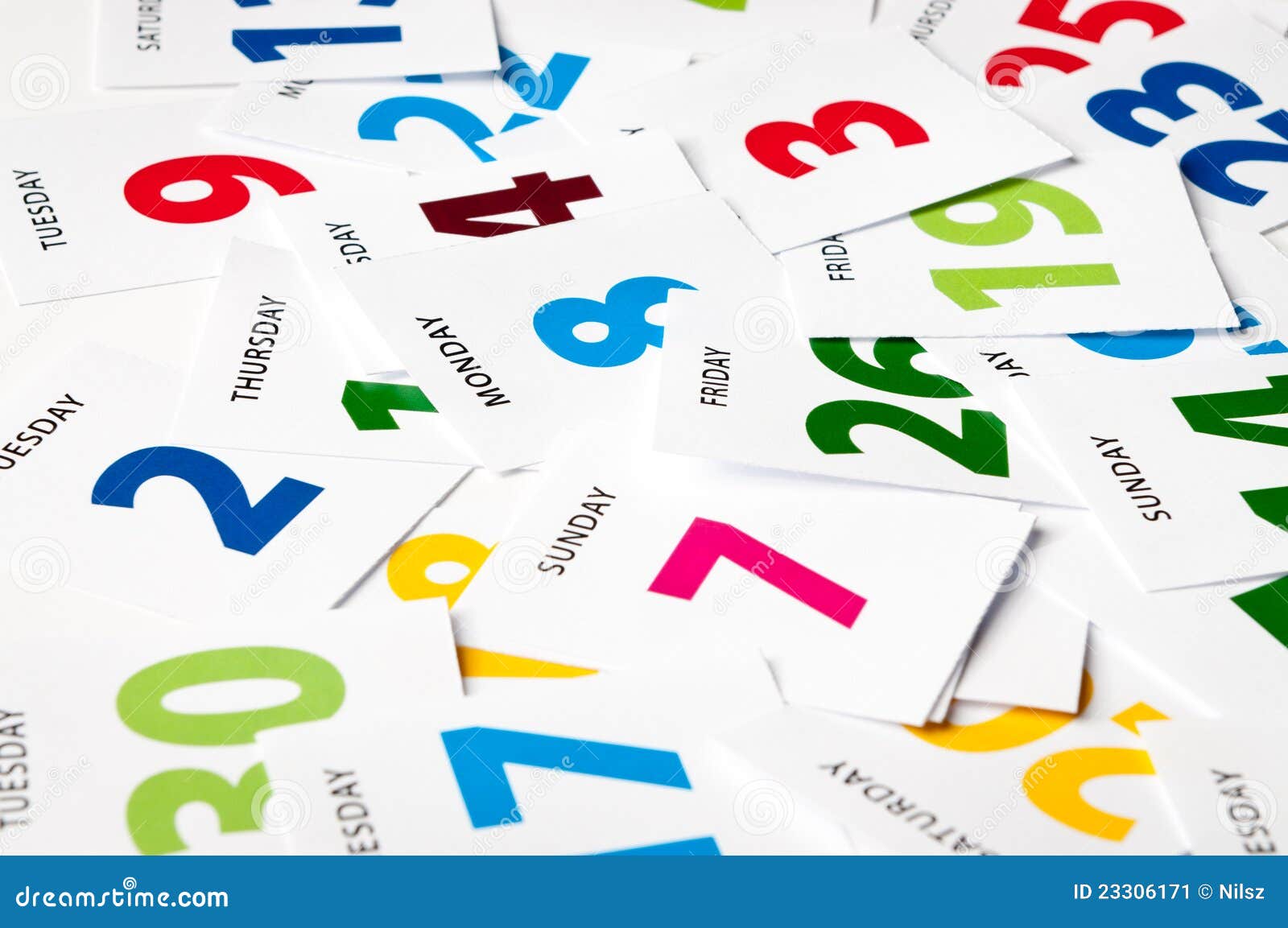 Calendar out of dates stock image. Image of year, office - 23306171