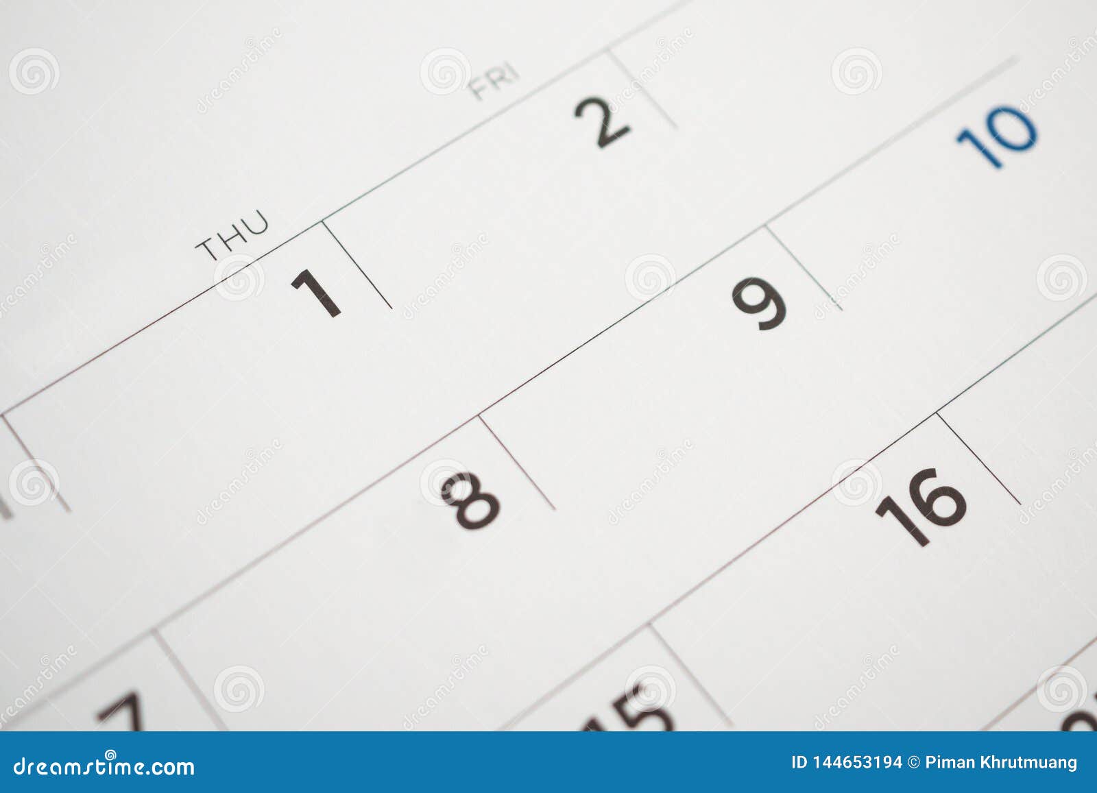 Calendar Page Date Close Up Stock Photo - Image of appointment, busy ...