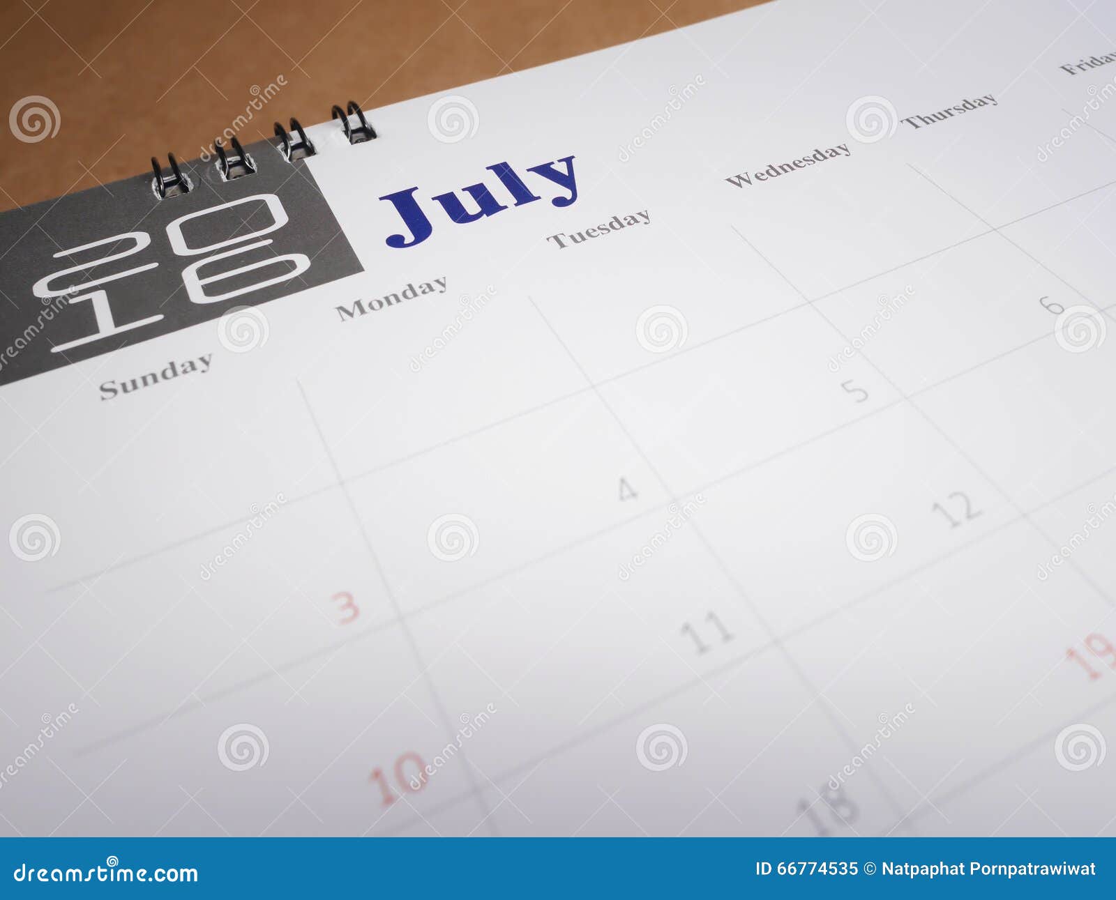 Calendar page 7 stock image. Image of appointment, plan - 66774535