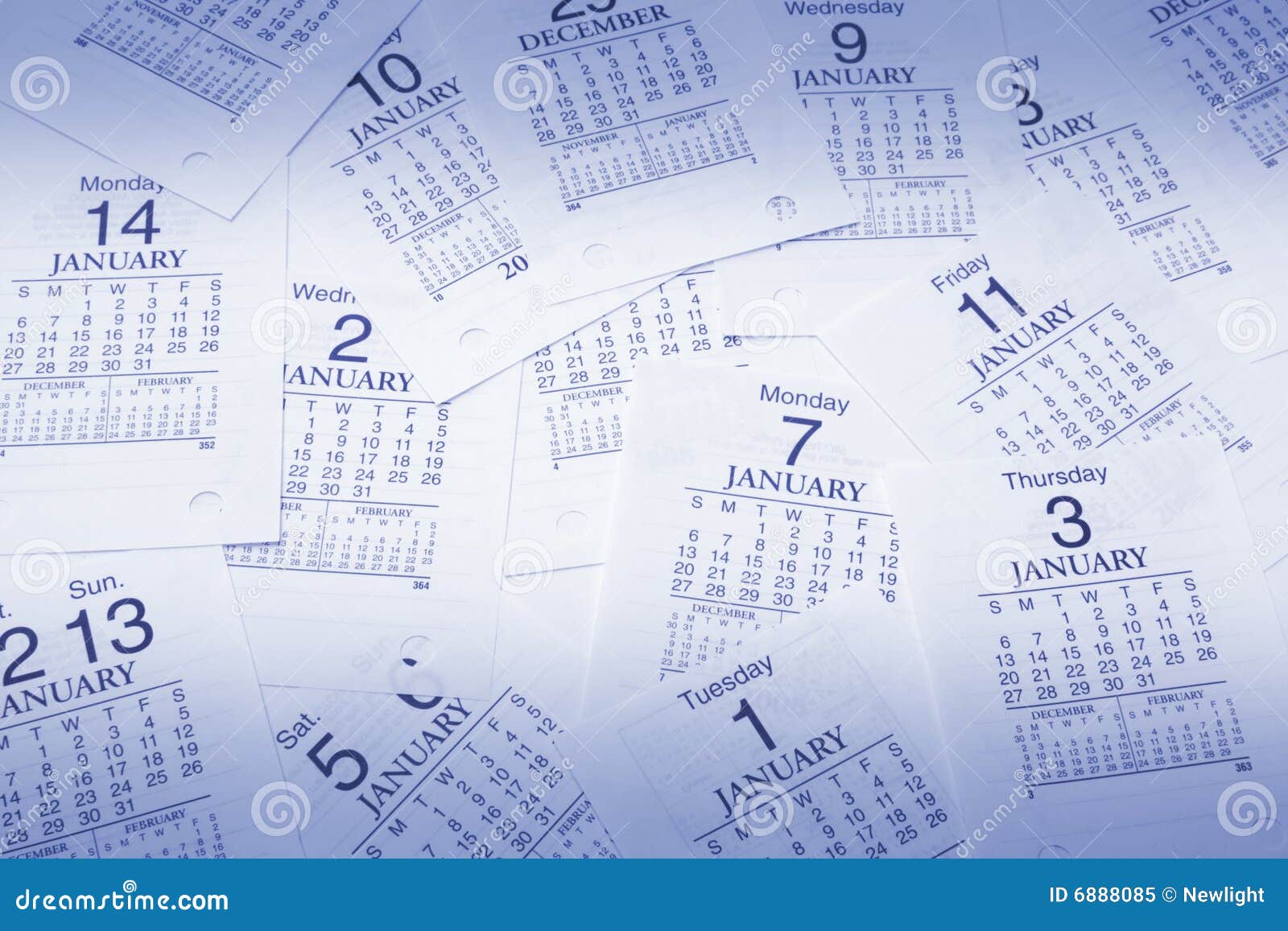 Calendar Pages stock image. Image of year, object, days - 6888085
