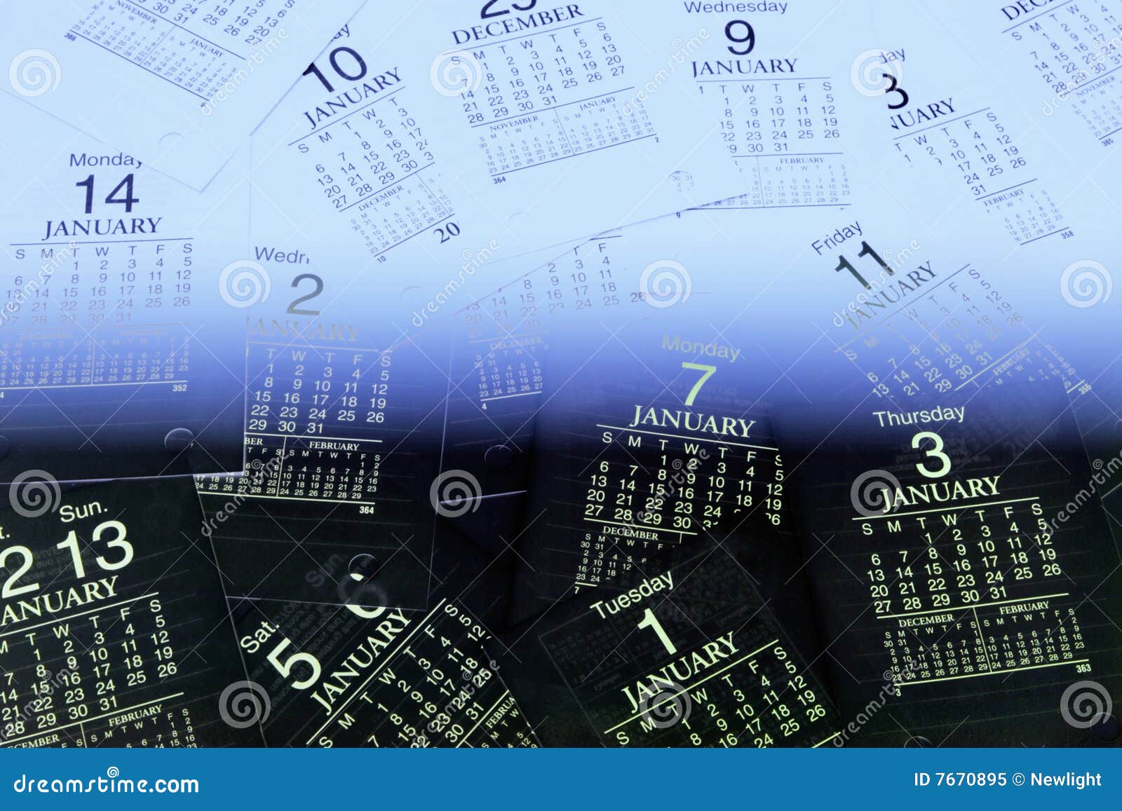 Calendar Pages stock image. Image of years, sheets, weeks - 7670895