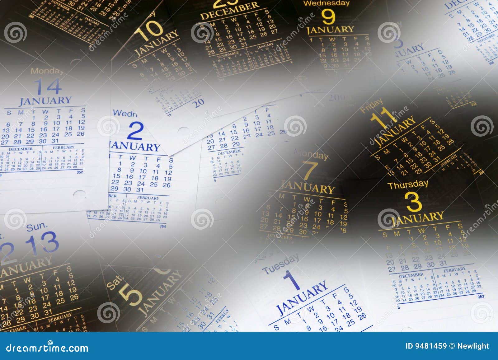 Calendar Pages stock image. Image of business, schedule - 9481459