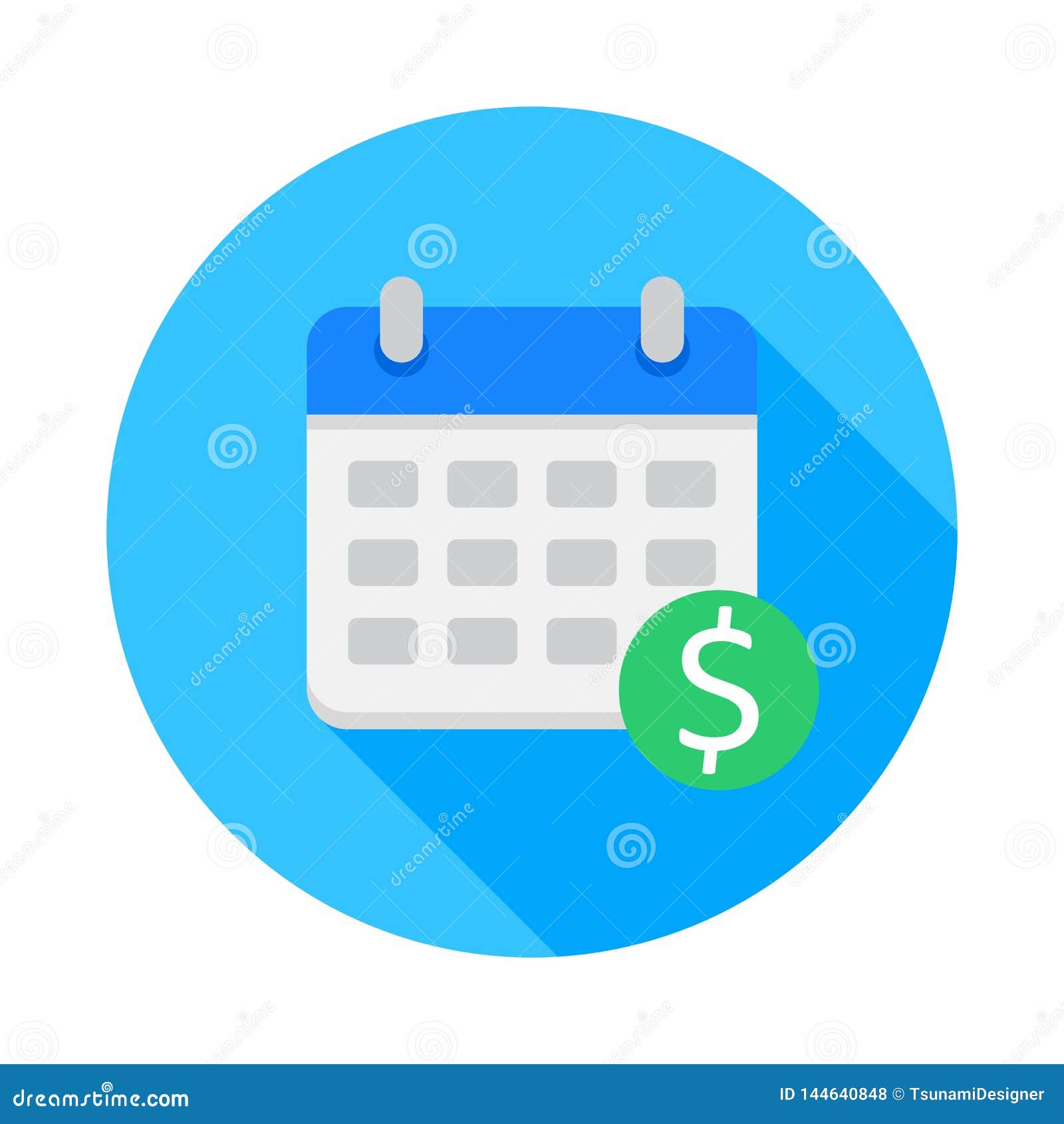 Calendar,Payment Day, Vector, Flat Icon Stock Vector - Illustration of ...