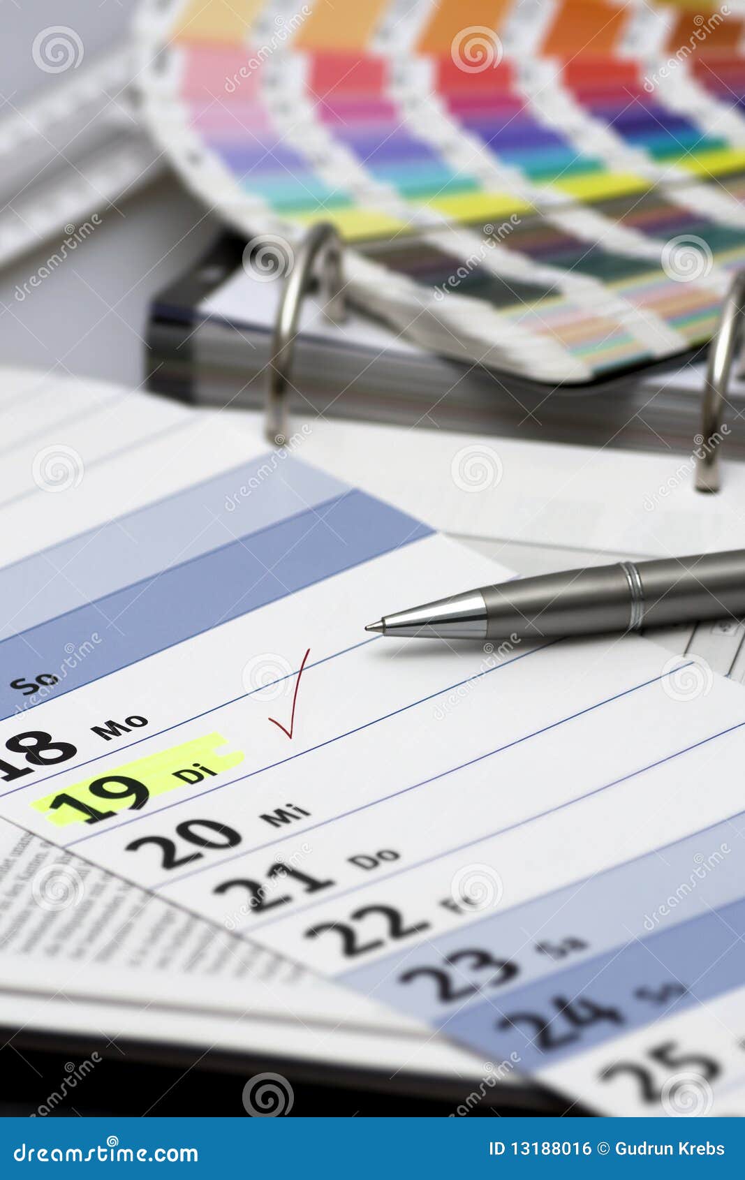 Calendar with pen stock photo. Image of date, deadline - 13188016