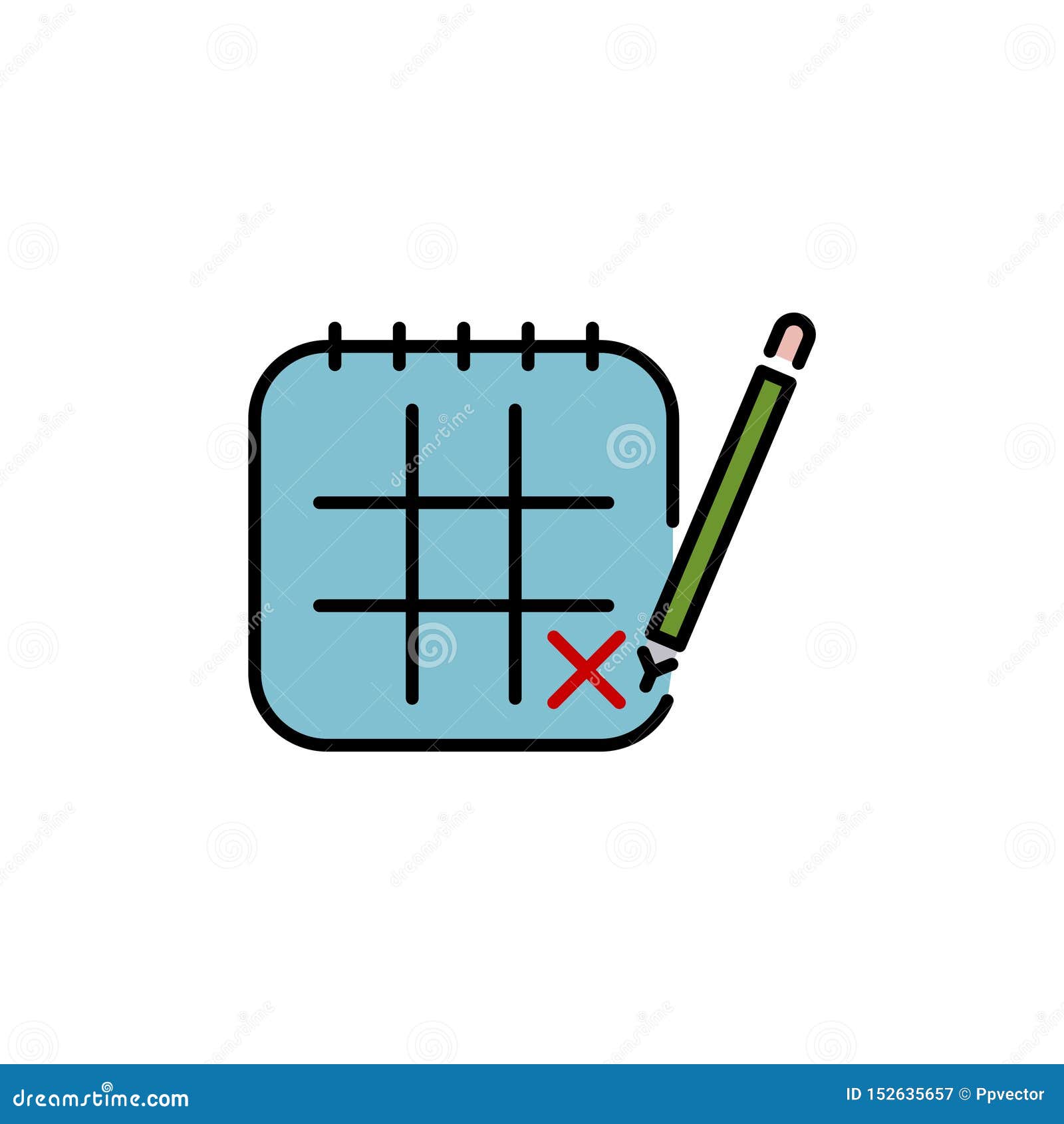 Man With Pencil Marking Completed Tasks On To-do List. Concept Of Time ...