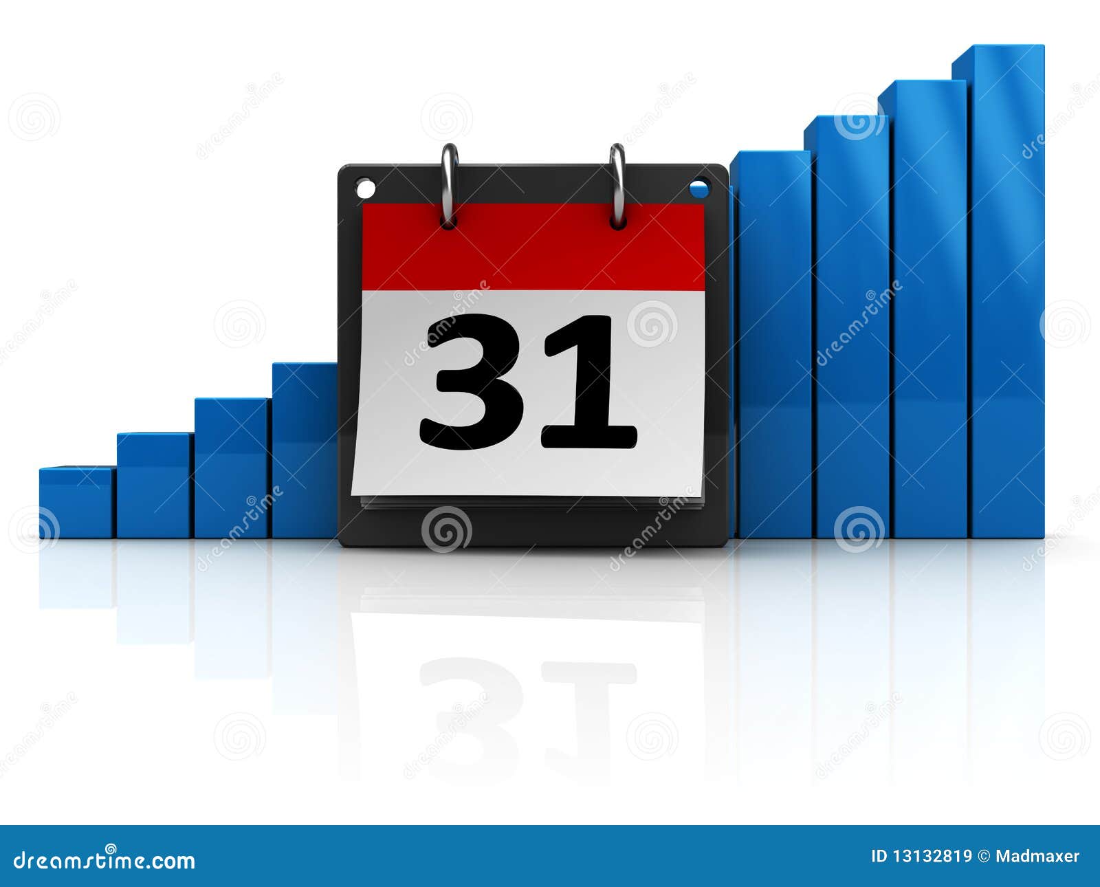 Raising Charts Royalty-Free Cartoon | CartoonDealer.com #11302436