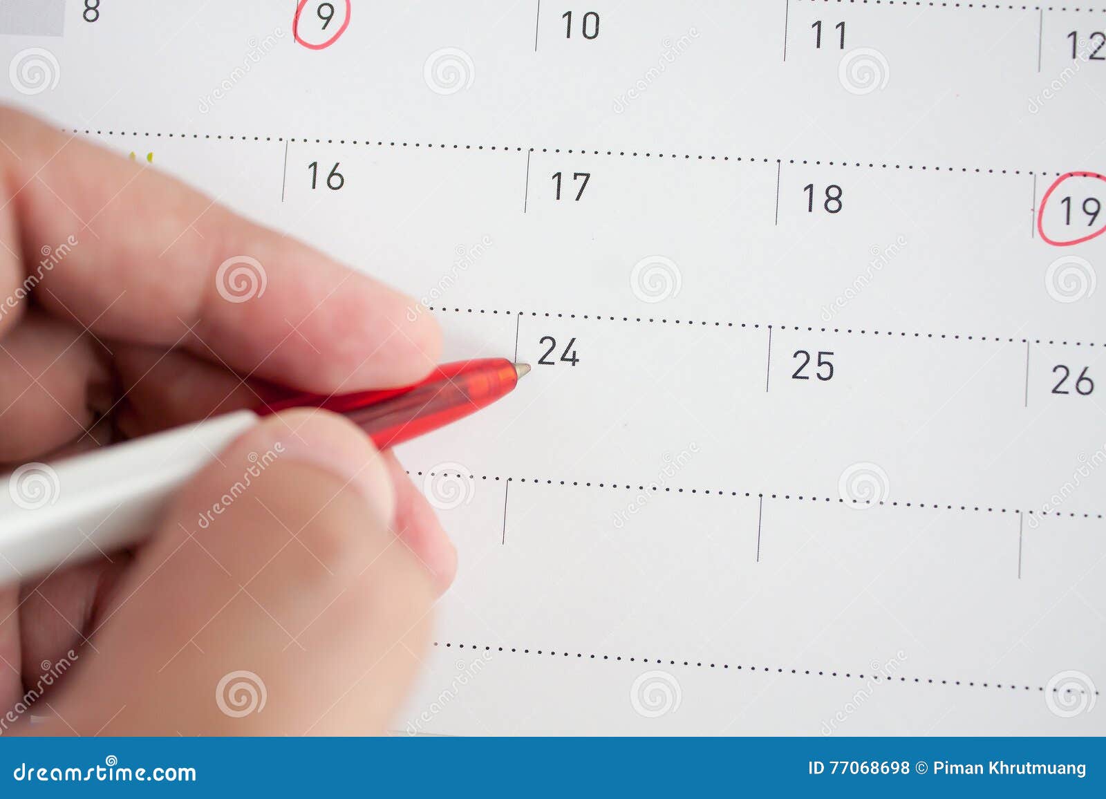 Calendar stock photo. Image of mark, monthly, white, sign - 77068698