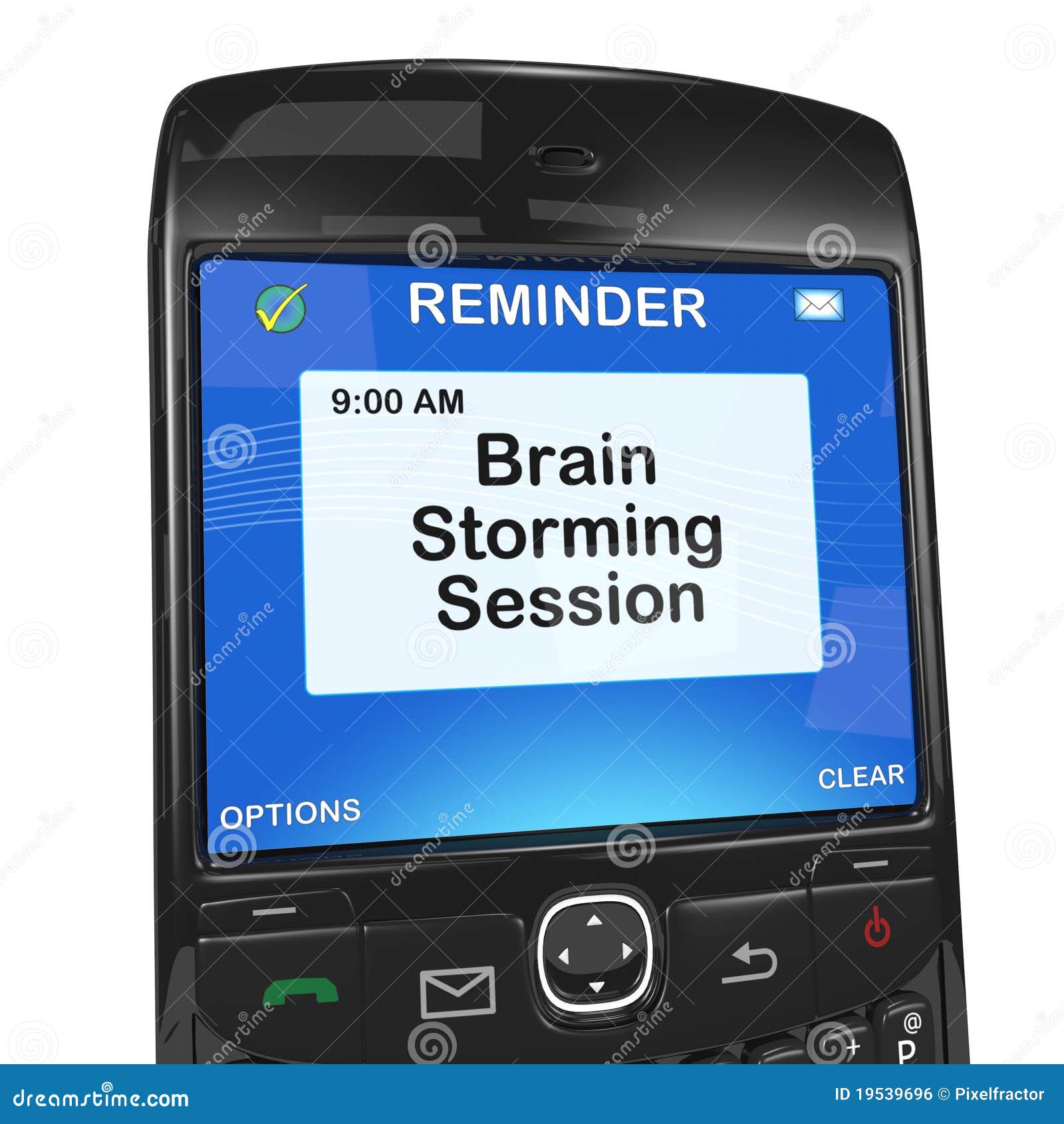 Calendar Reminder, Brain Storming Session Stock Illustration ...