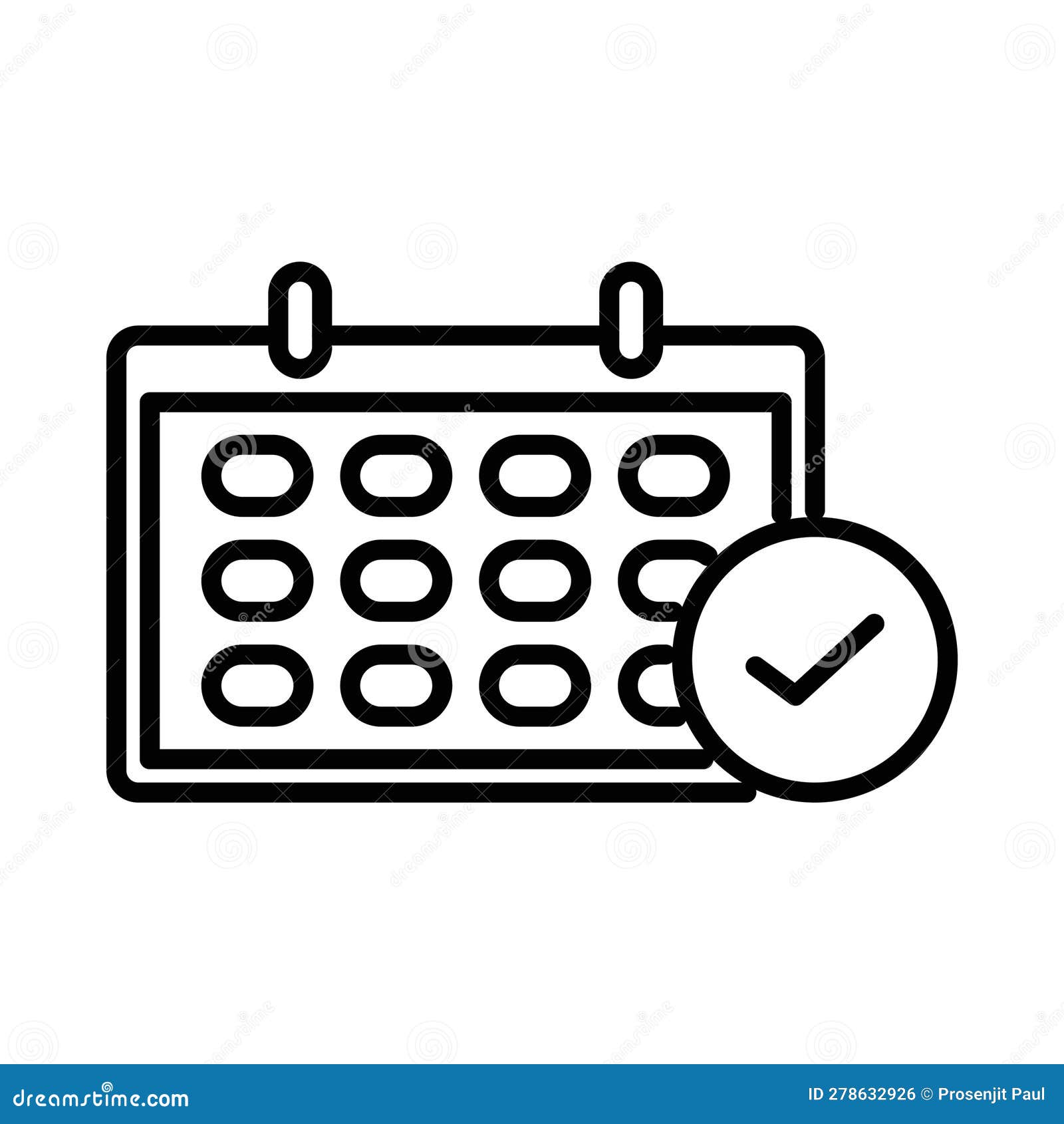 Calendar, Schedule, Calendar Schedule Icon Stock Vector - Illustration ...