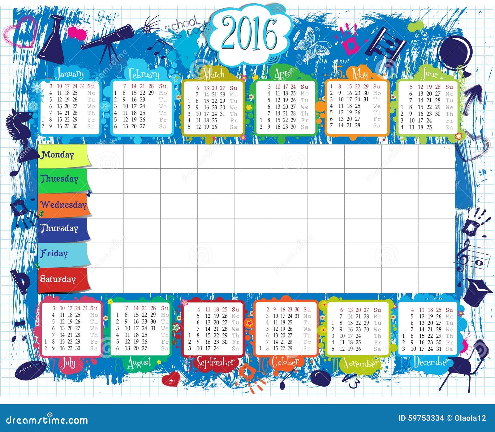 Calender For Students - prntbl.concejomunicipaldechinu.gov.co