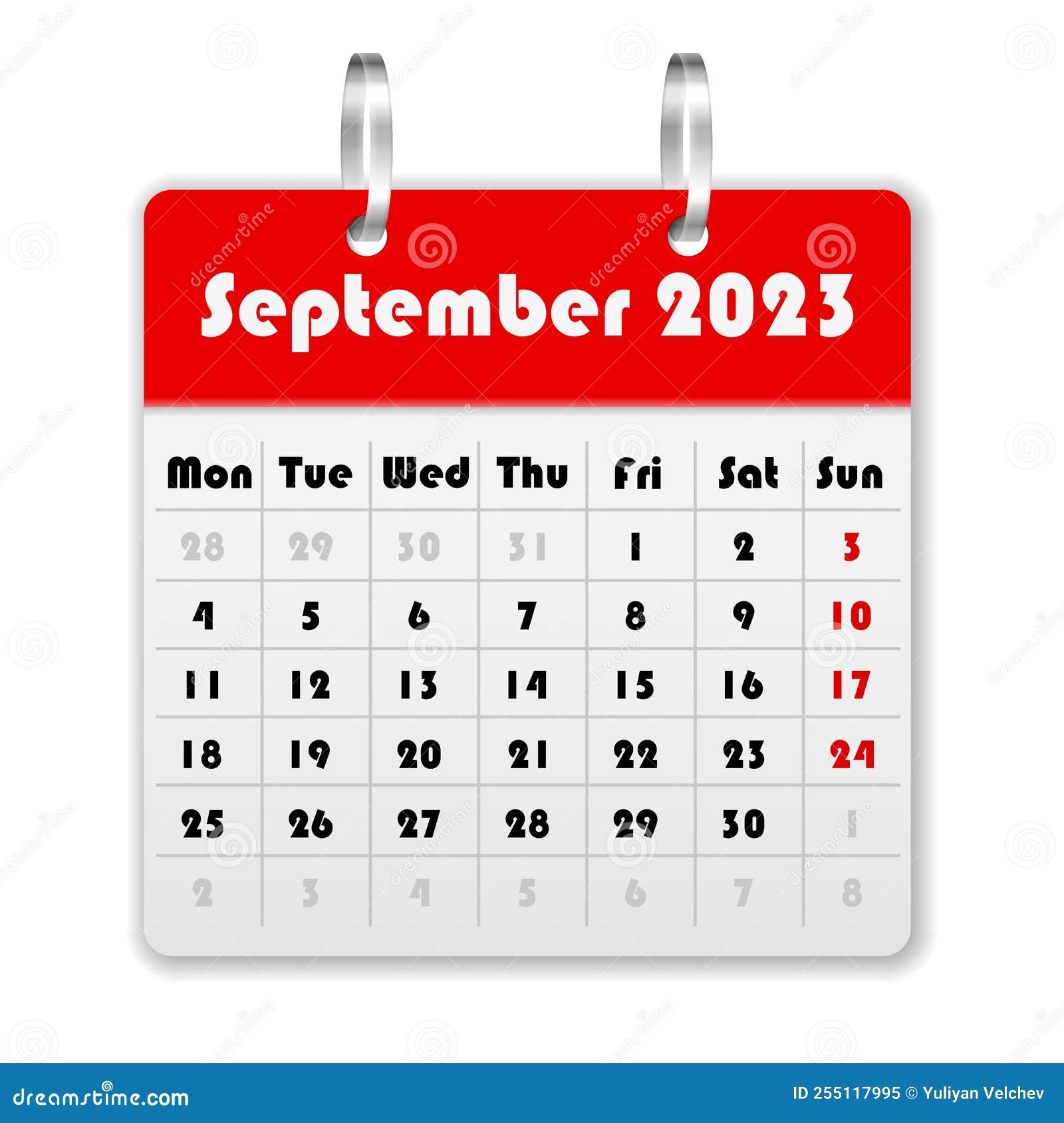 September 2023 Template- Desk Calendar 2023 Year Template, Wall ...