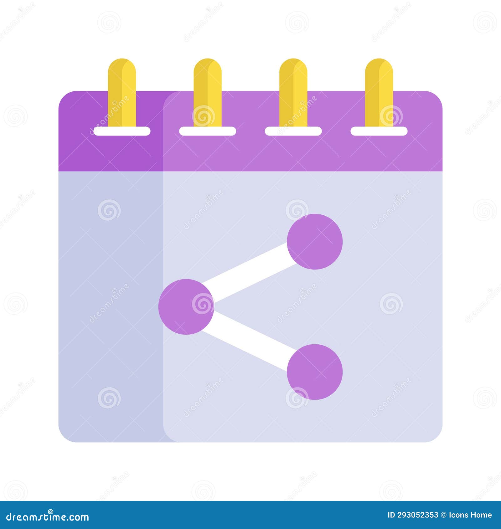Calendar with Share Symbol Ready To Use Vector Stock Vector ...