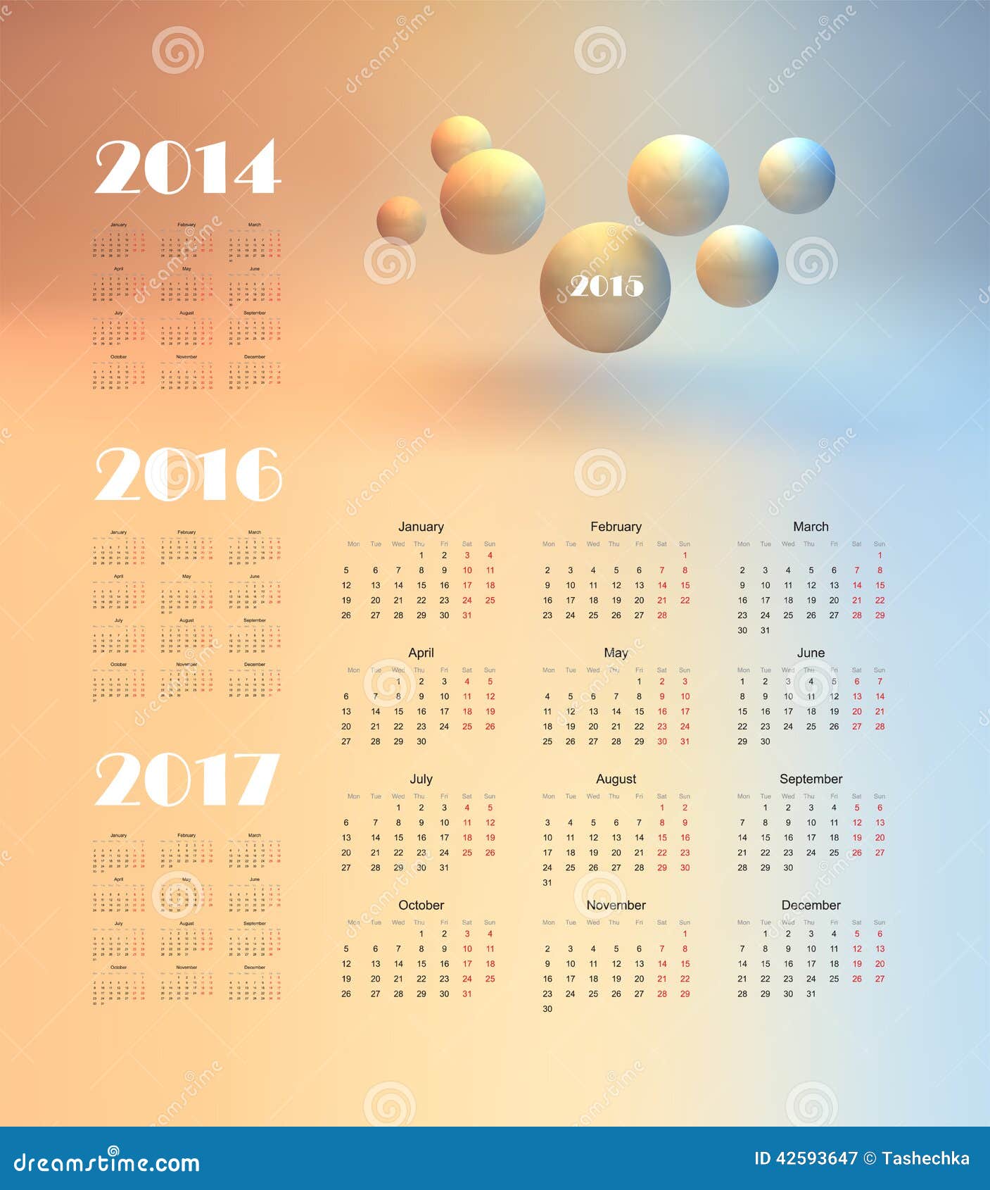 Calendar stock vector. Illustration of business, calendar - 42593647